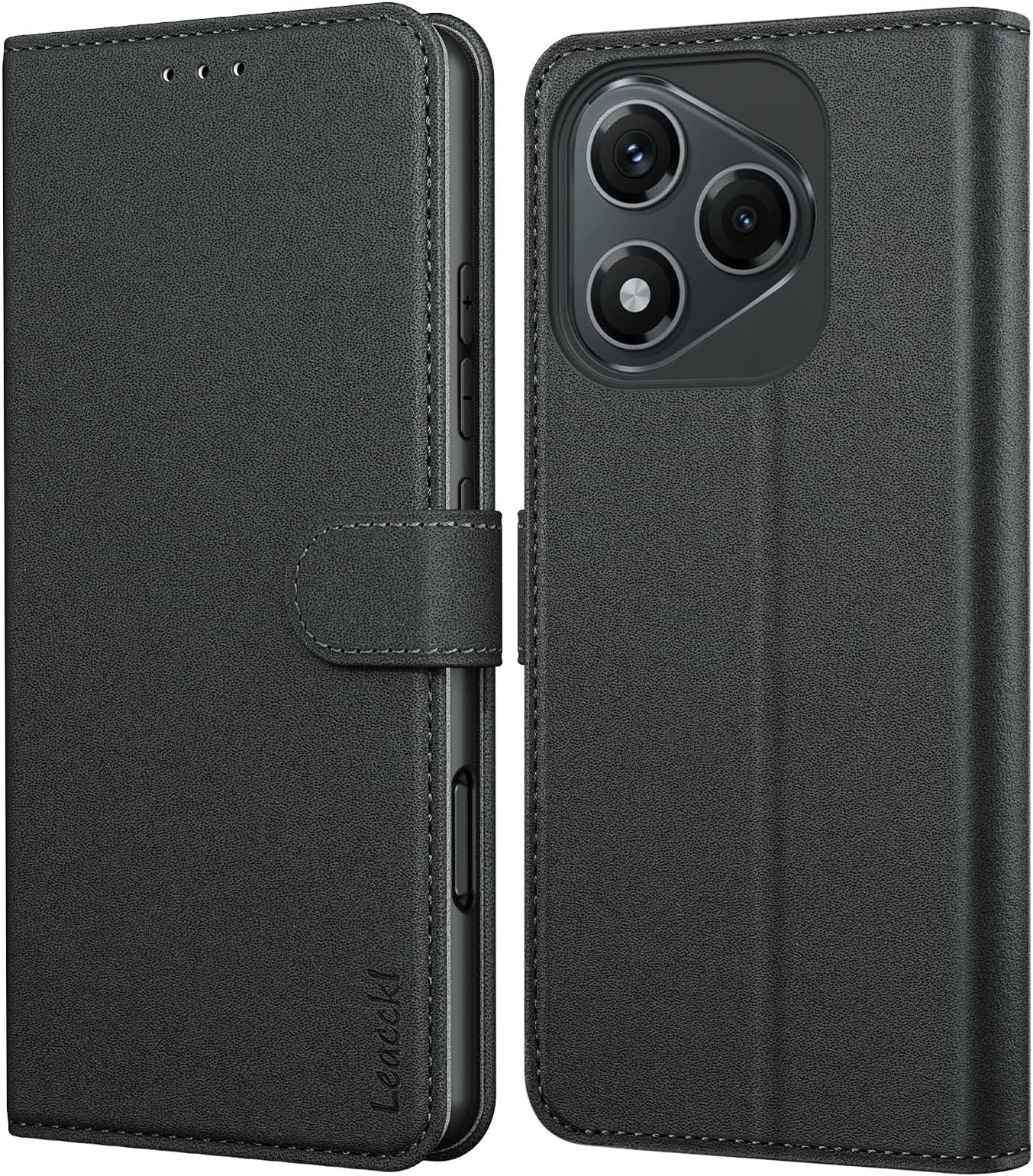 Leacckl for Honor 400 Lite 5G Case, Leather Wallet Case, Flip Case with ...