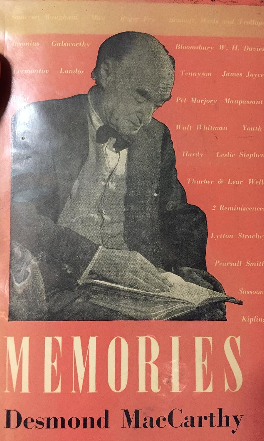 Memories.: MACCARTHY, DESMOND: Amazon.com: Books