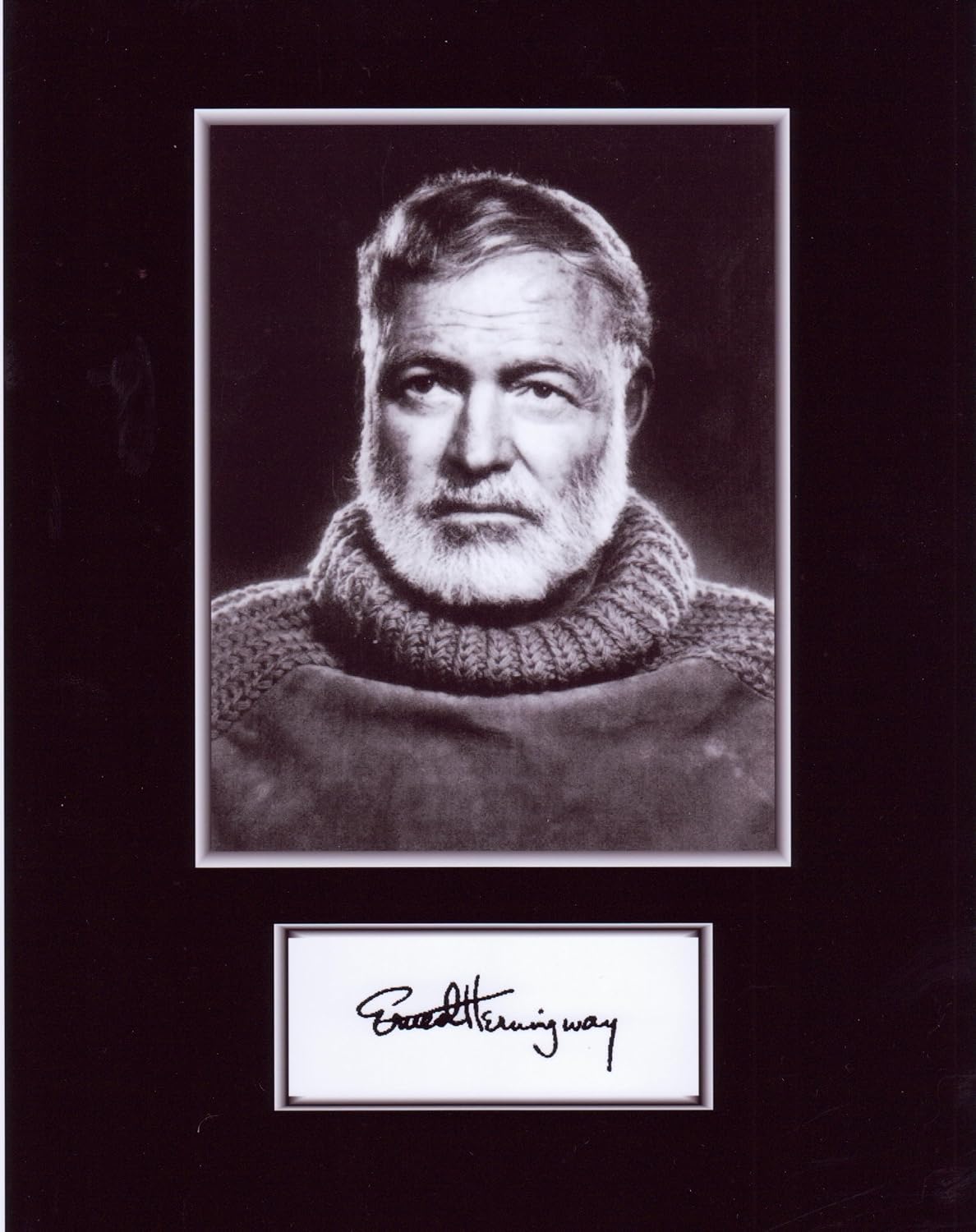Amazon.com: Kirkland Signature Ernest Hemingway, 8 X 10 Autograph Photo ...
