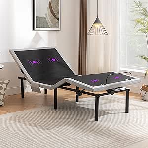 Amazon.com: ASONLY Adjustable Bed Frame Twin XL, Adjustable Bed Base with Massage, Zero Gravity ...