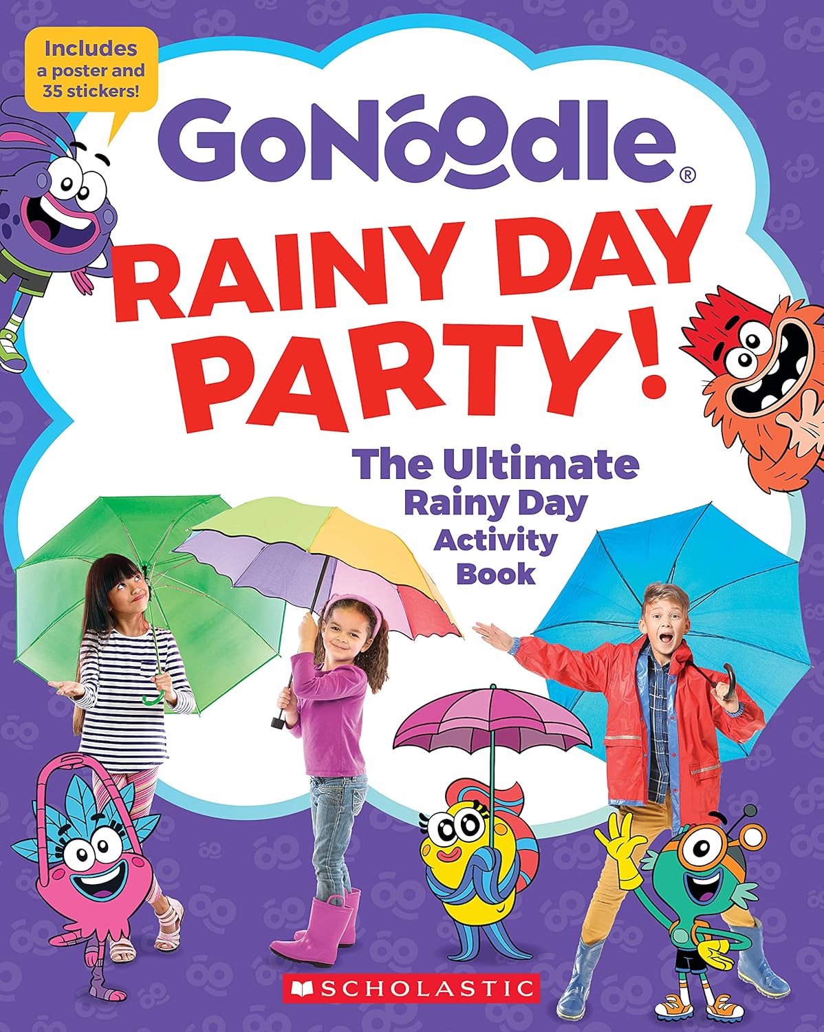 Rainy Day Party! The Ultimate Rainy Day Activity Book (GoNoodle): Tyler ...