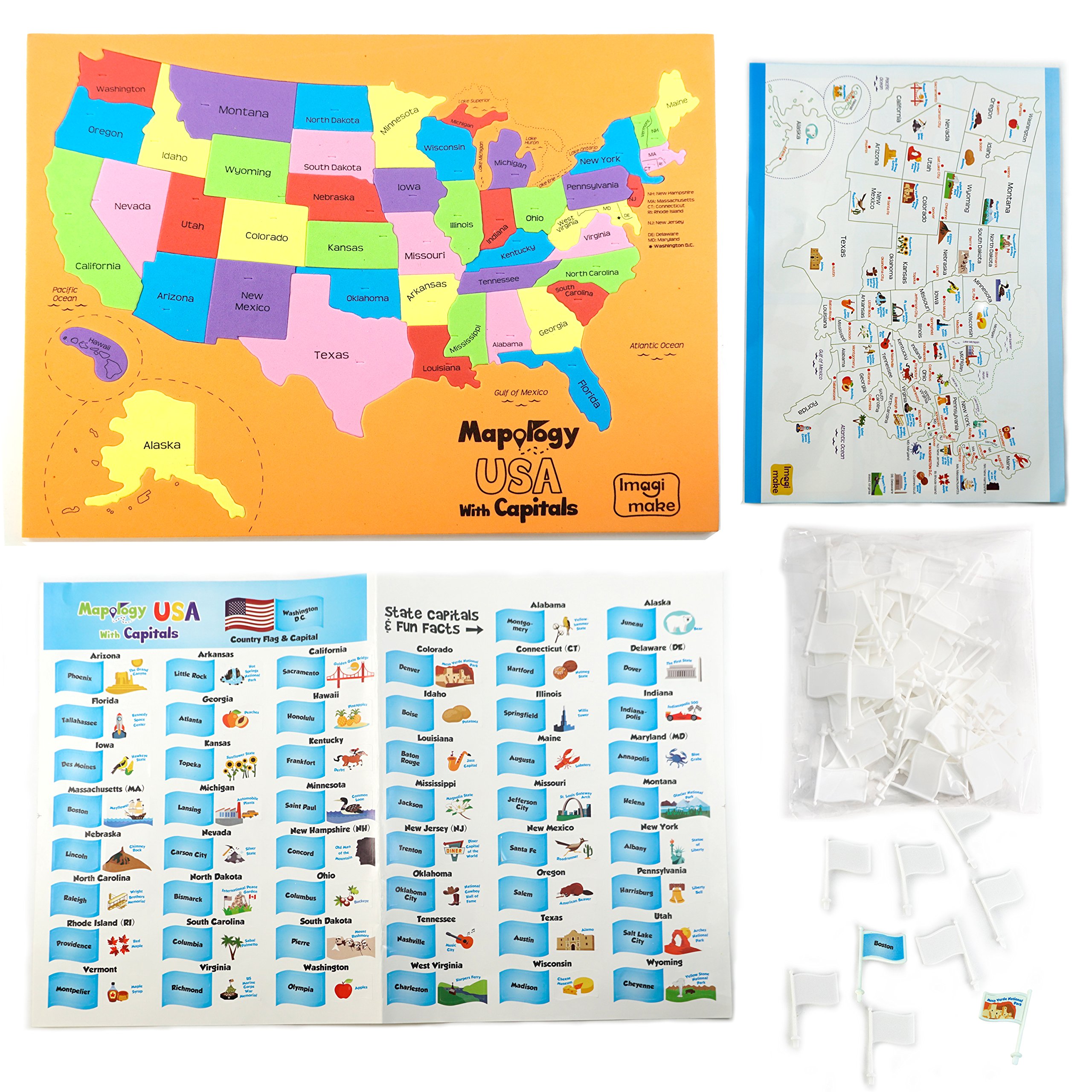 Imagimake: Mapology USA with...B07D8RJ2X4 | Encarguelo.com