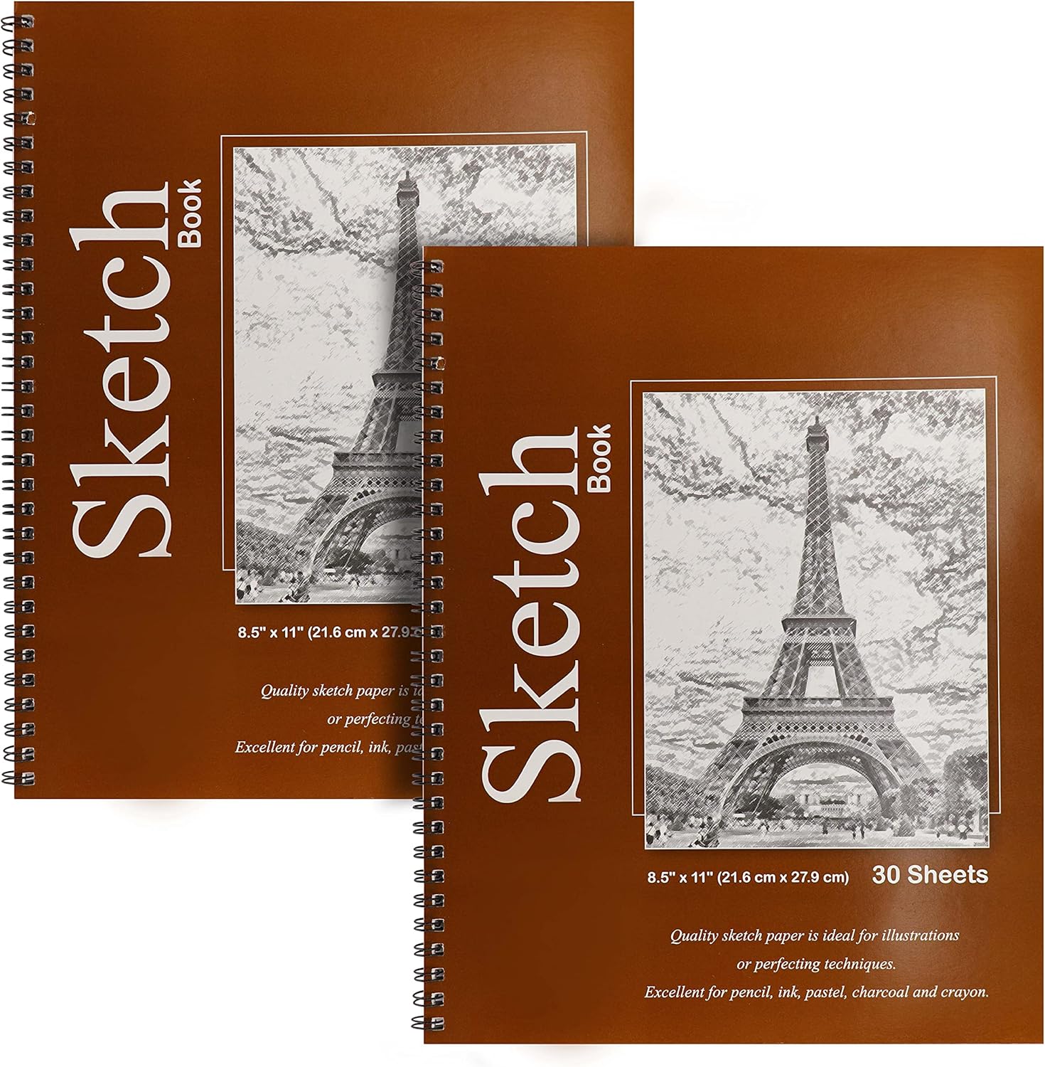 Amazon.com: Emraw 8.5" x 11" Sketch Book Side Wire Bound Spiral, Acid ...