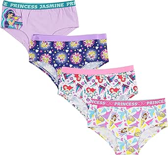 Disney Ropa Interior de Princesa Mulipacks Ropa Interior para Niñas ...