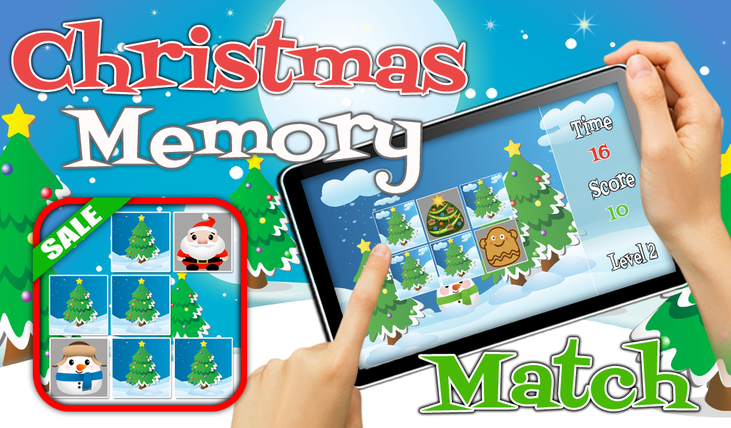 Christmas Memory Match Game Holiday Kids App(Kindle Tablet Edition ...