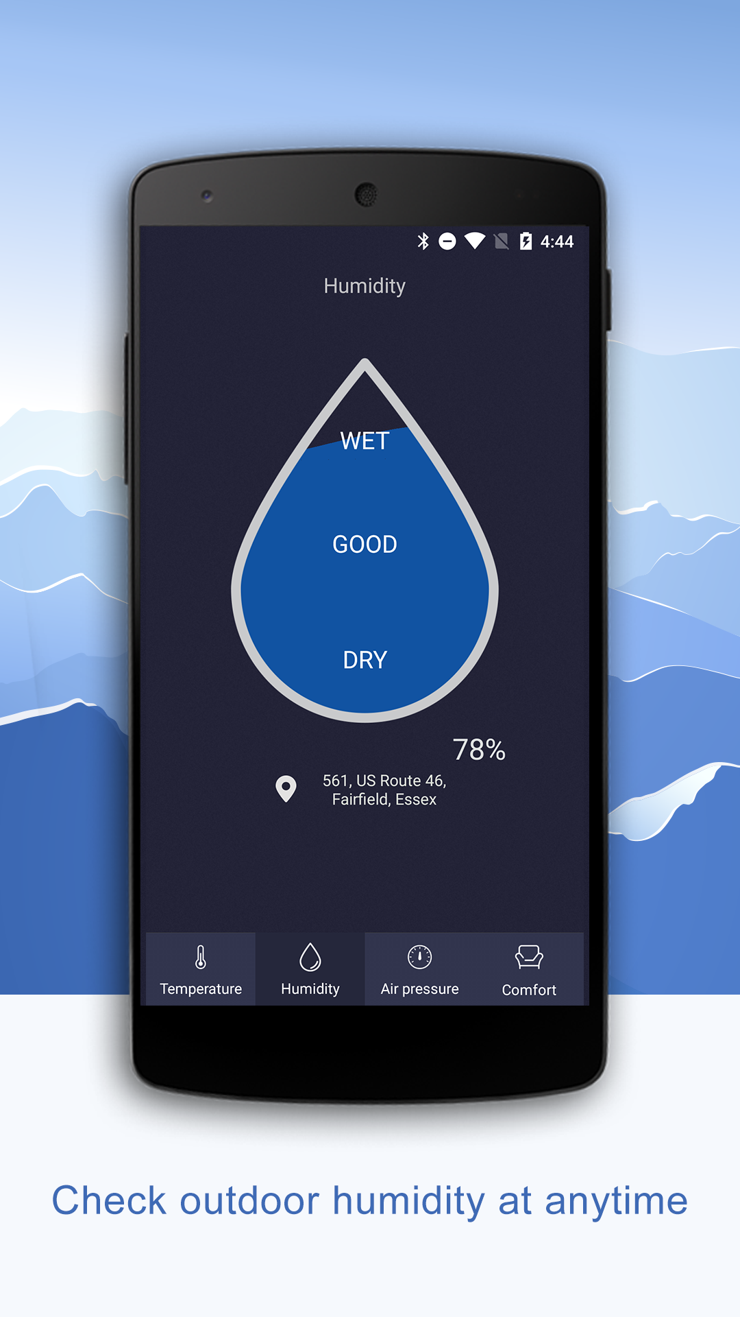 Hygro-thermometer - Weather Monitoring - App on Amazon Appstore