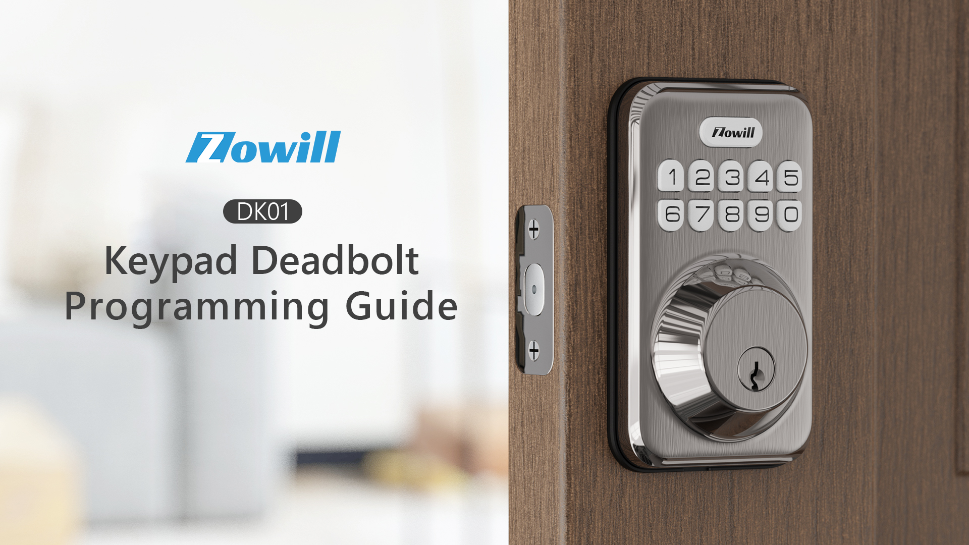 Watch Zowill Keypad Deadbolt Programming Guide on Amazon Live