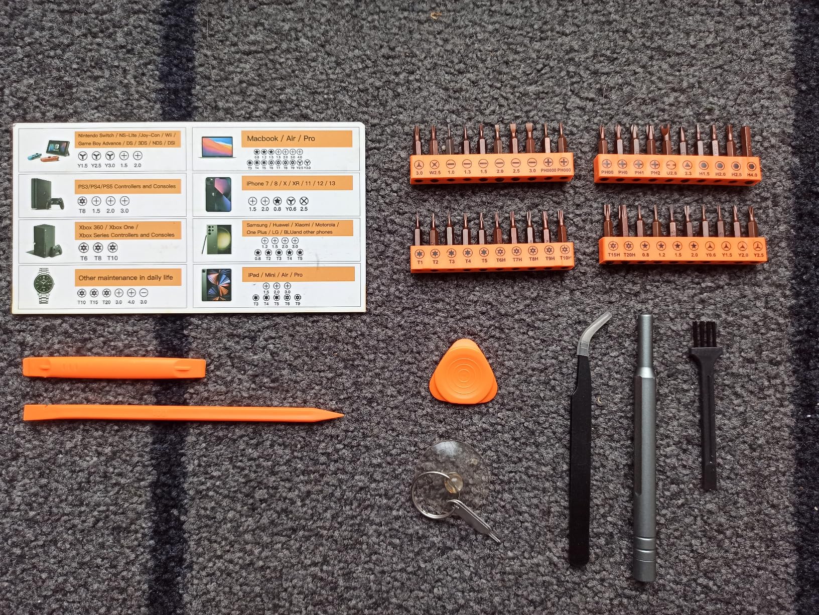 Preciva 48 pieces precision mechanic screwdriver set, mini tool set ...