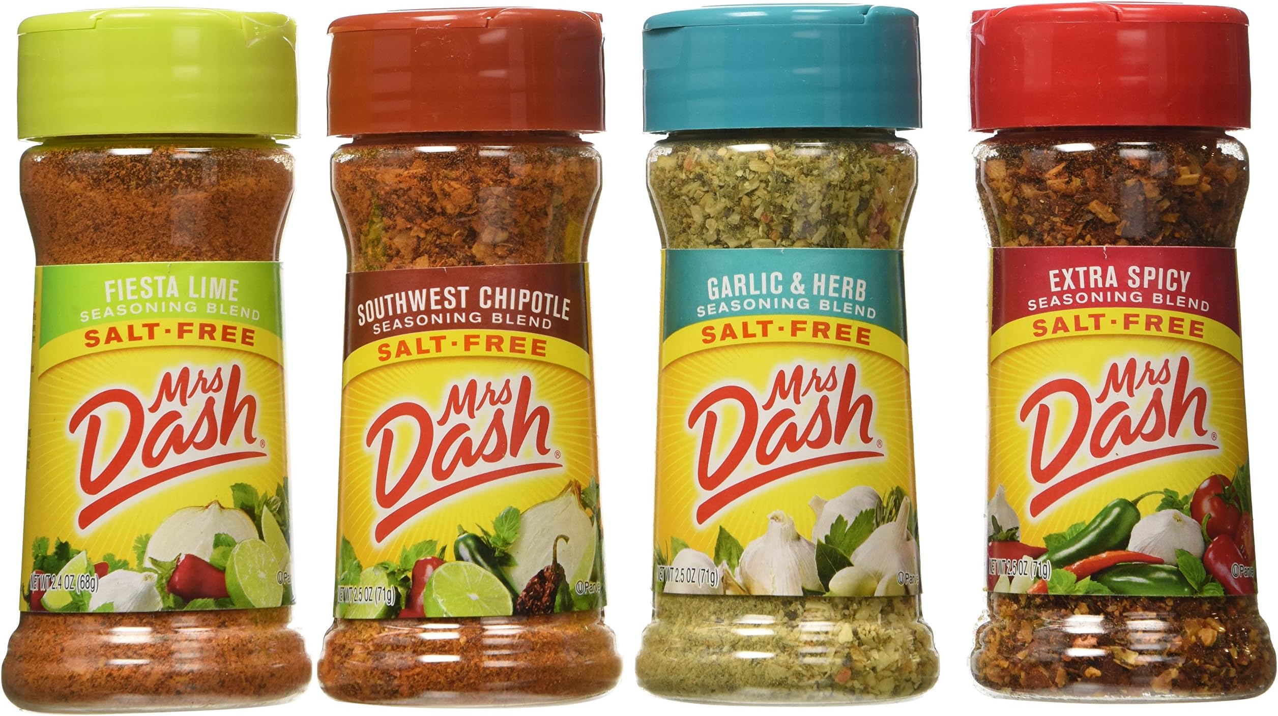 Amazon.com : Mrs. Dash Extra Spicy(2.5oz), Southwest Chipotle(2.5oz ...