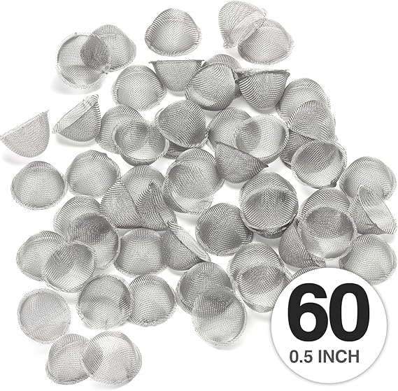 Amazon.com: Pipe Screens 1/2 Inch 0.5 Inch 60 Pieces Adjustable Tapered ...