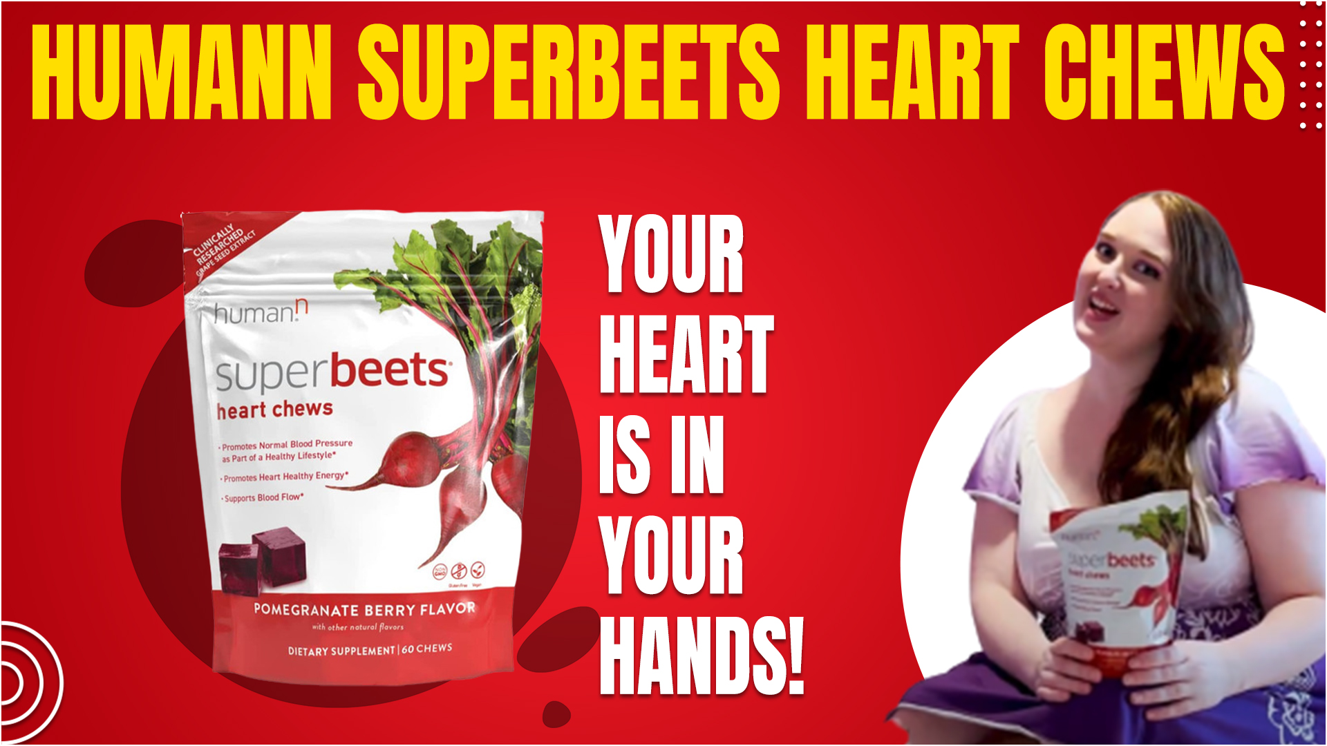 Watch HumanN Super beets for Blood Pressure Support on Amazon Live