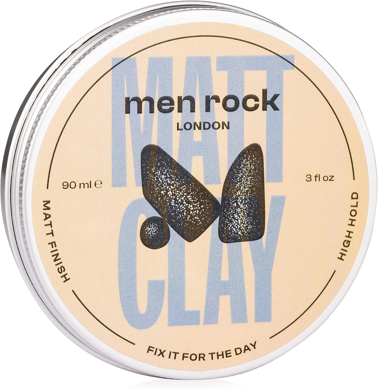 Men Rock Matt Clay Hair Styling Product with Matt Finish and High Hold ...