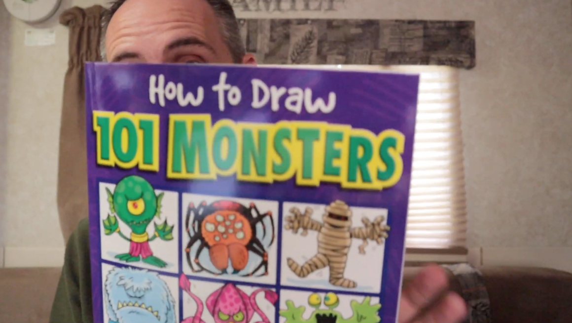 Watch How to Draw 101 Monsters Activity Book on Amazon Live