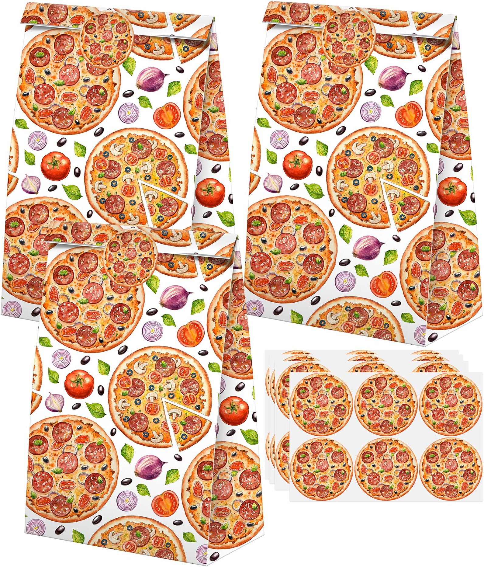 Amazon.com: Make A Pizza Stickers, Great for Arts and Crafts, Party ...