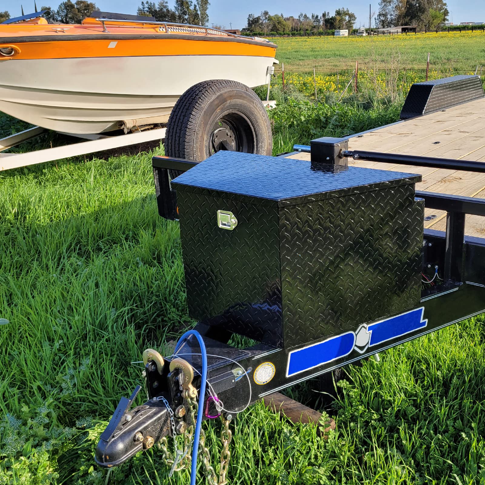 Snapklik.com : FGJQEFG 29 Inch Aluminum Utility Trailer Tongue Tool Box ...