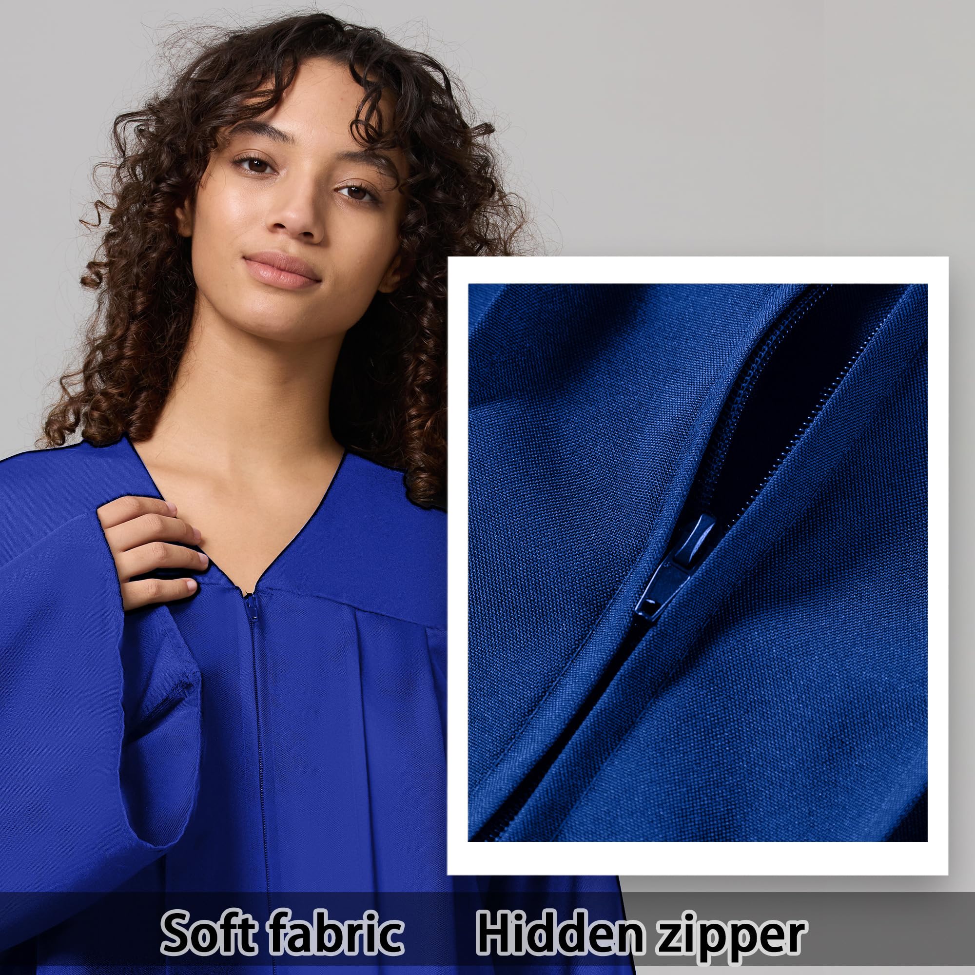 Snapklik.com : TngHui Unisex Matte Graduation Gown For High School ...