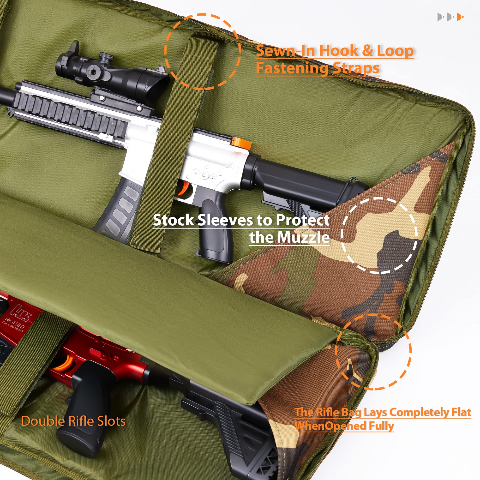 Snapklik.com : PERFBAGS Double Rifle Backpack Tactical 36 Inch, Soft ...