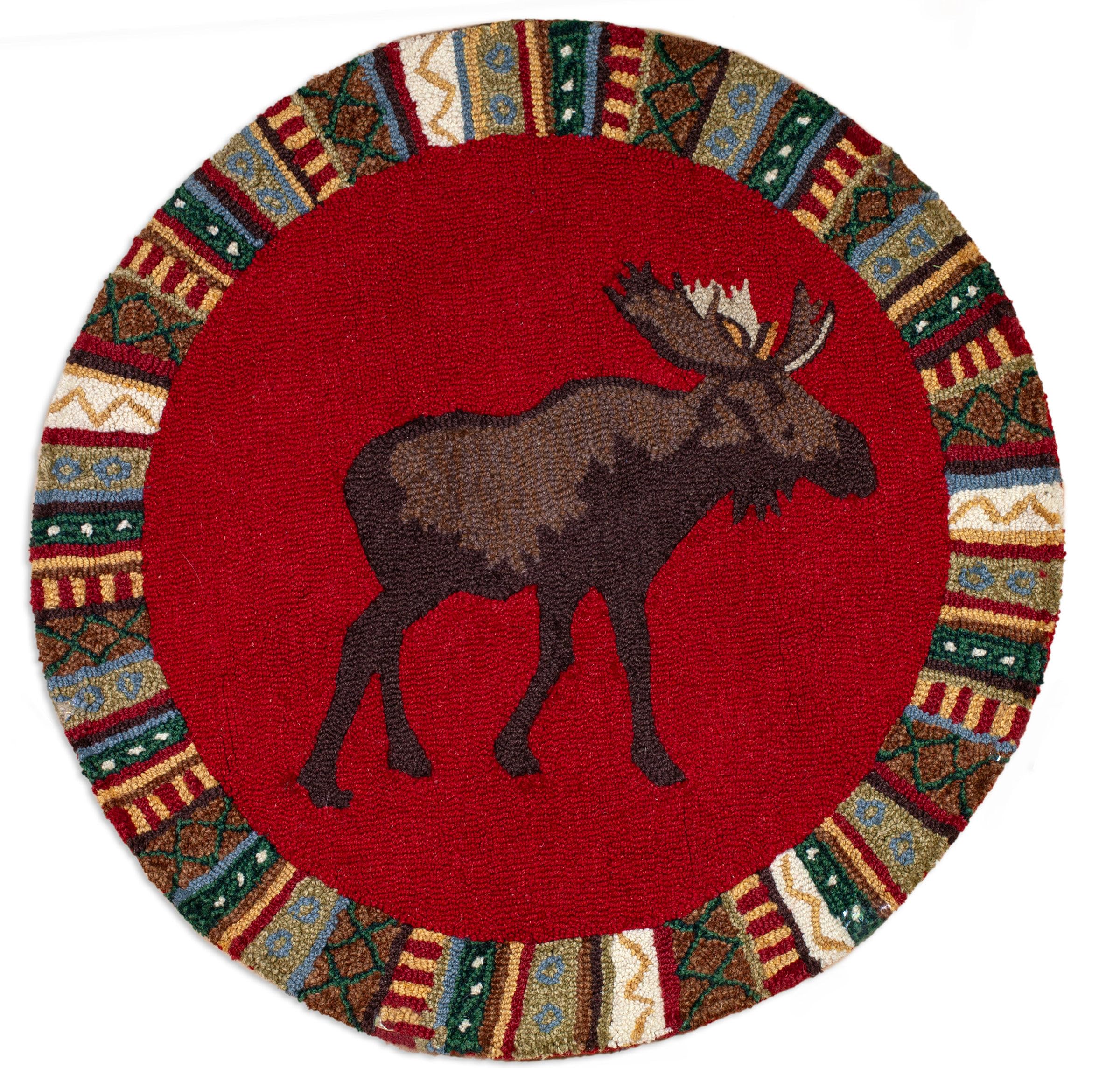 Amazon.com: Chandler 4 Corners Artist-Designed Cinnamon Major Moose ...