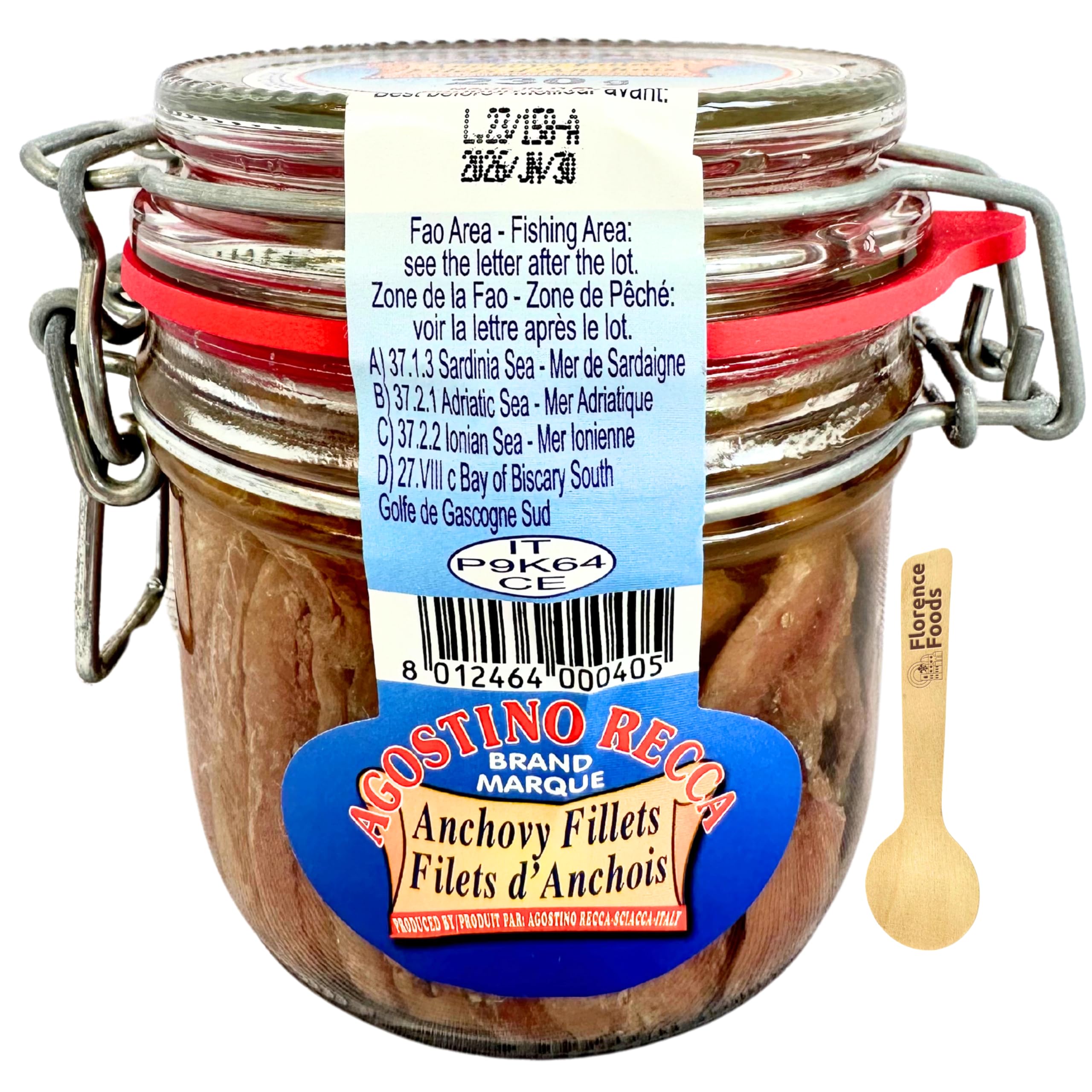 Snapklik.com : Agostino Recca Anchovies Fillets In Oil From Italy 8.11 Oz