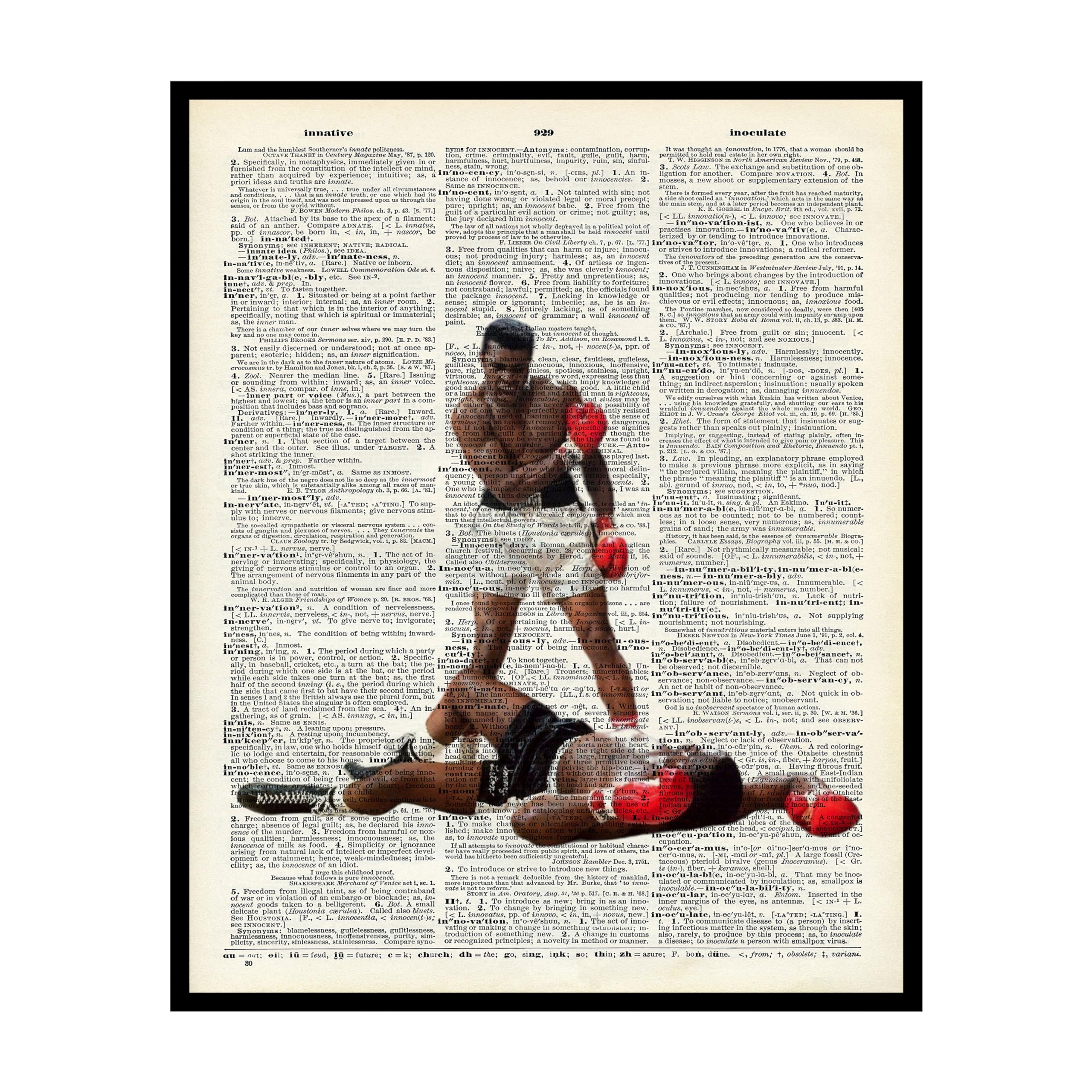 Amazon.com: Poster Master Dictionary Art Poster - Muhammad Ali Print ...