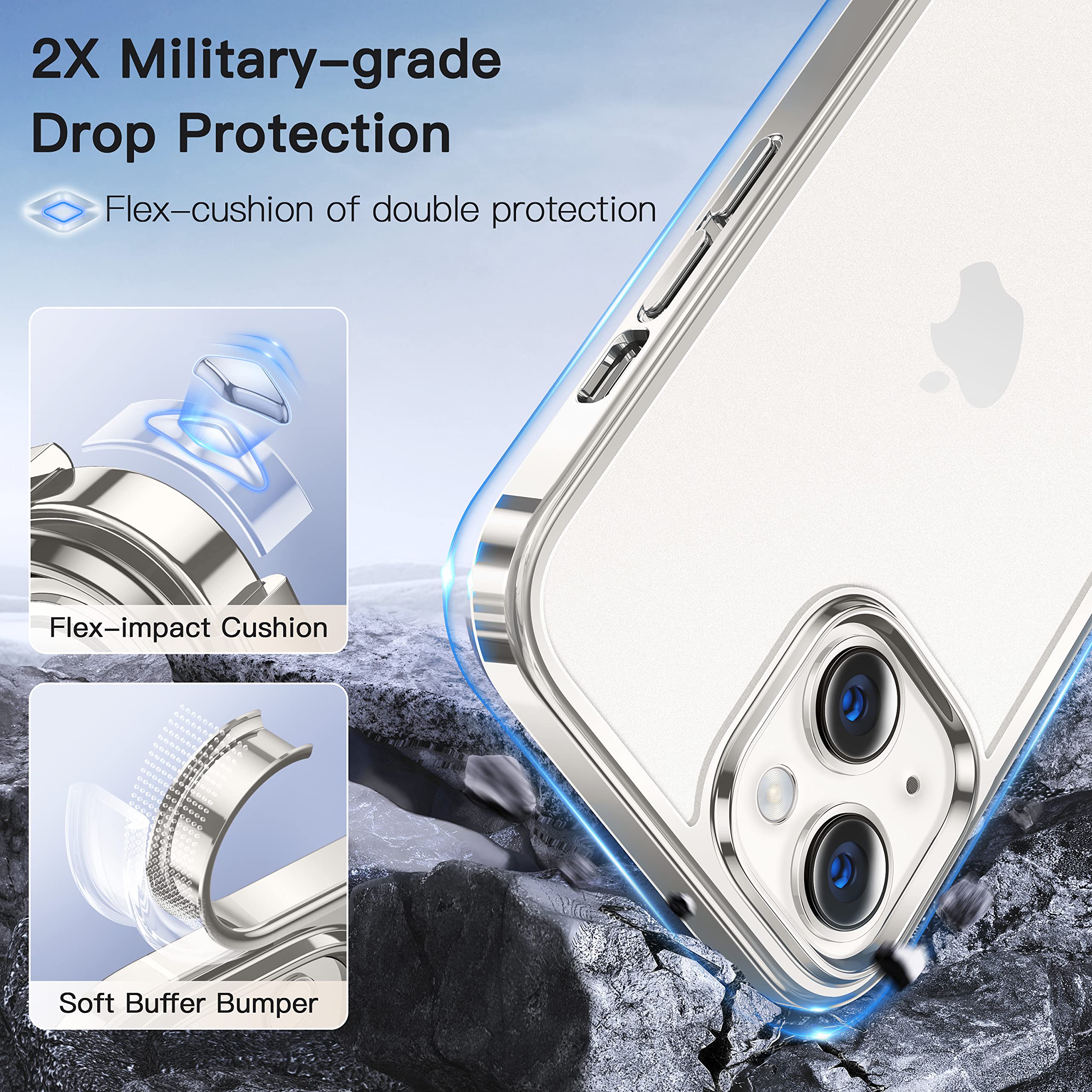 Alphex Invisible Clear Case for iPhone 14 [Look as Bare iPhone][Never ...
