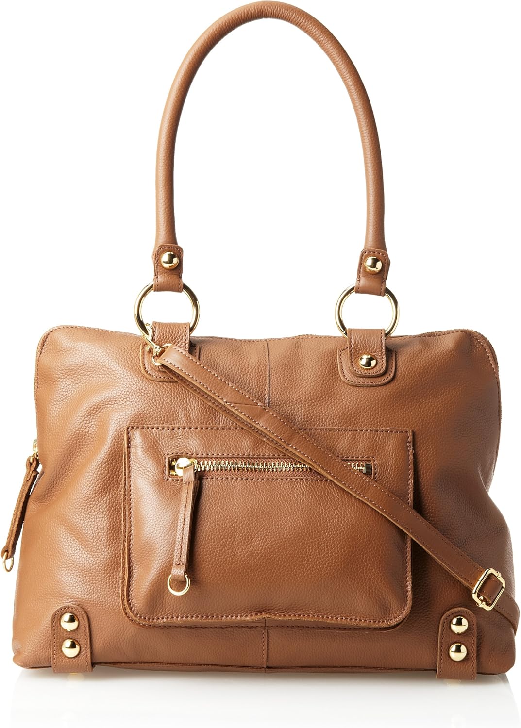 LP by Linea Pelle Women's Dylan Large Speedy Satchel, Coffee: Handbags ...