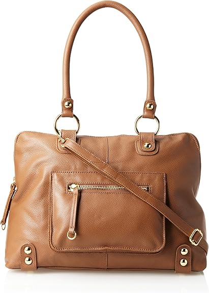 LP by Linea Pelle Women's Dylan Large Speedy Satchel, Coffee: Handbags ...