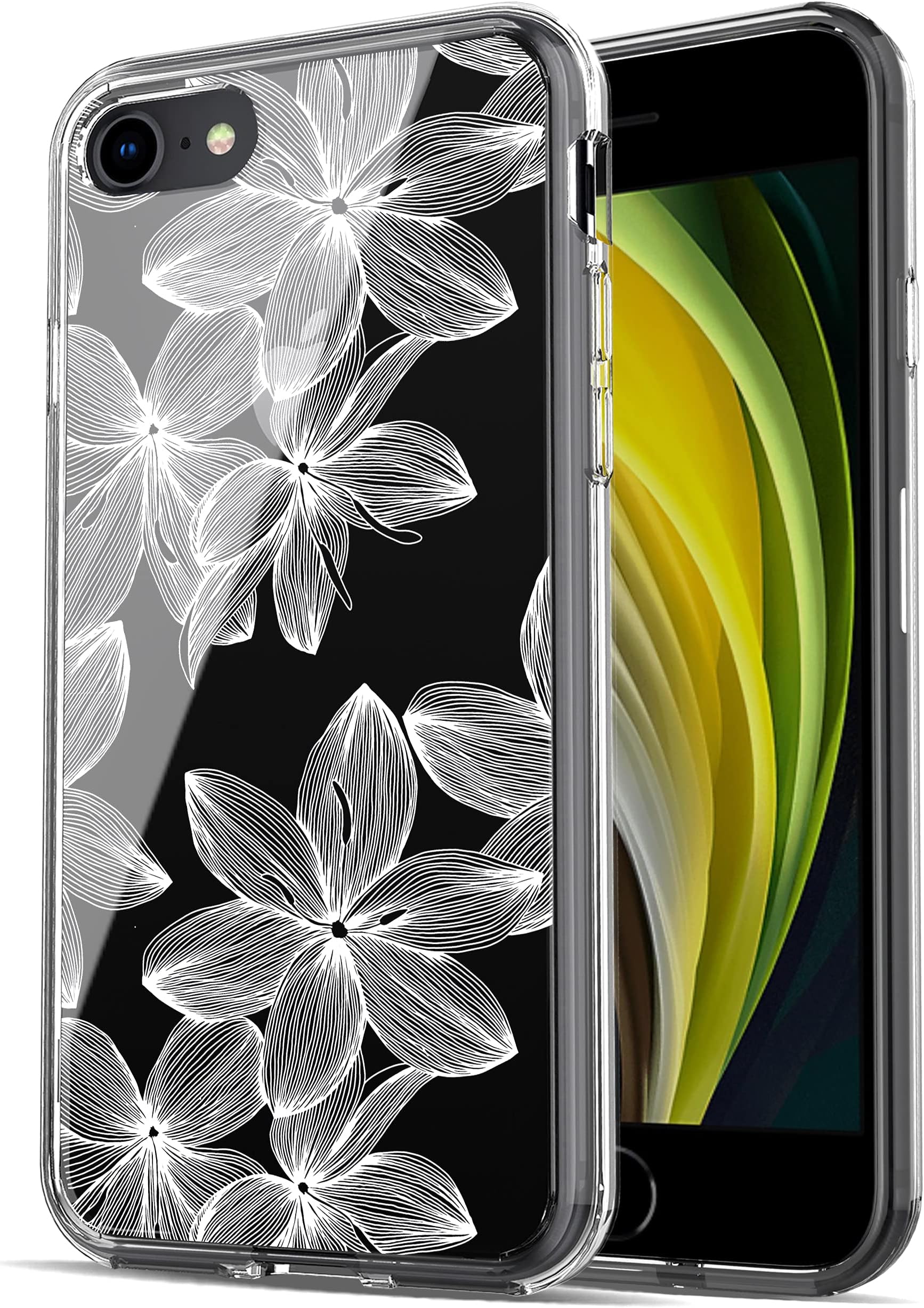 Amazon.com: iPhone SE (2020) / 7 / 8 Japanese Pink Cherry Blossom ...