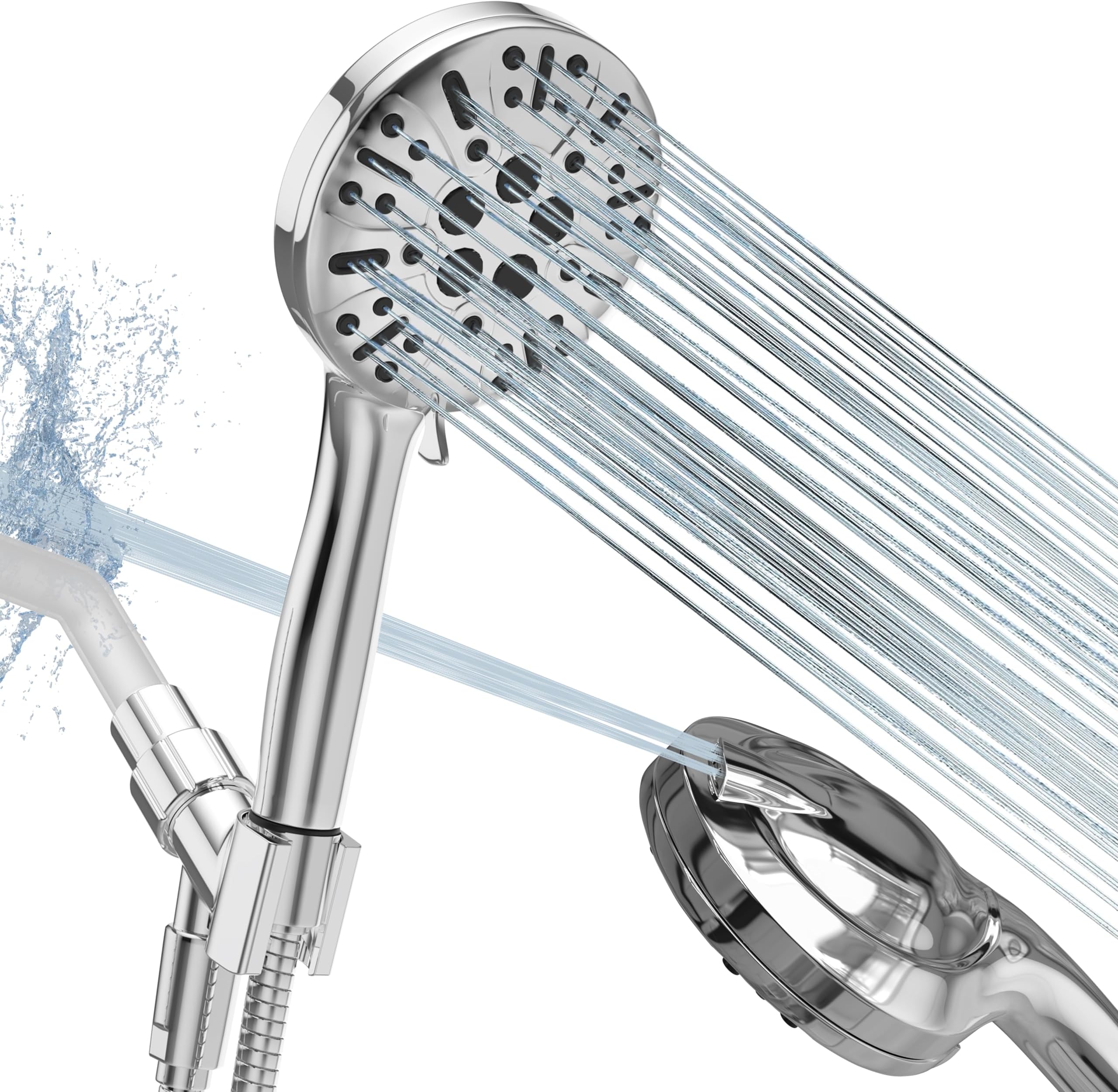 Gh1200 10 Modes High Pressure Shower Heads with Handheld Spray Combo ...