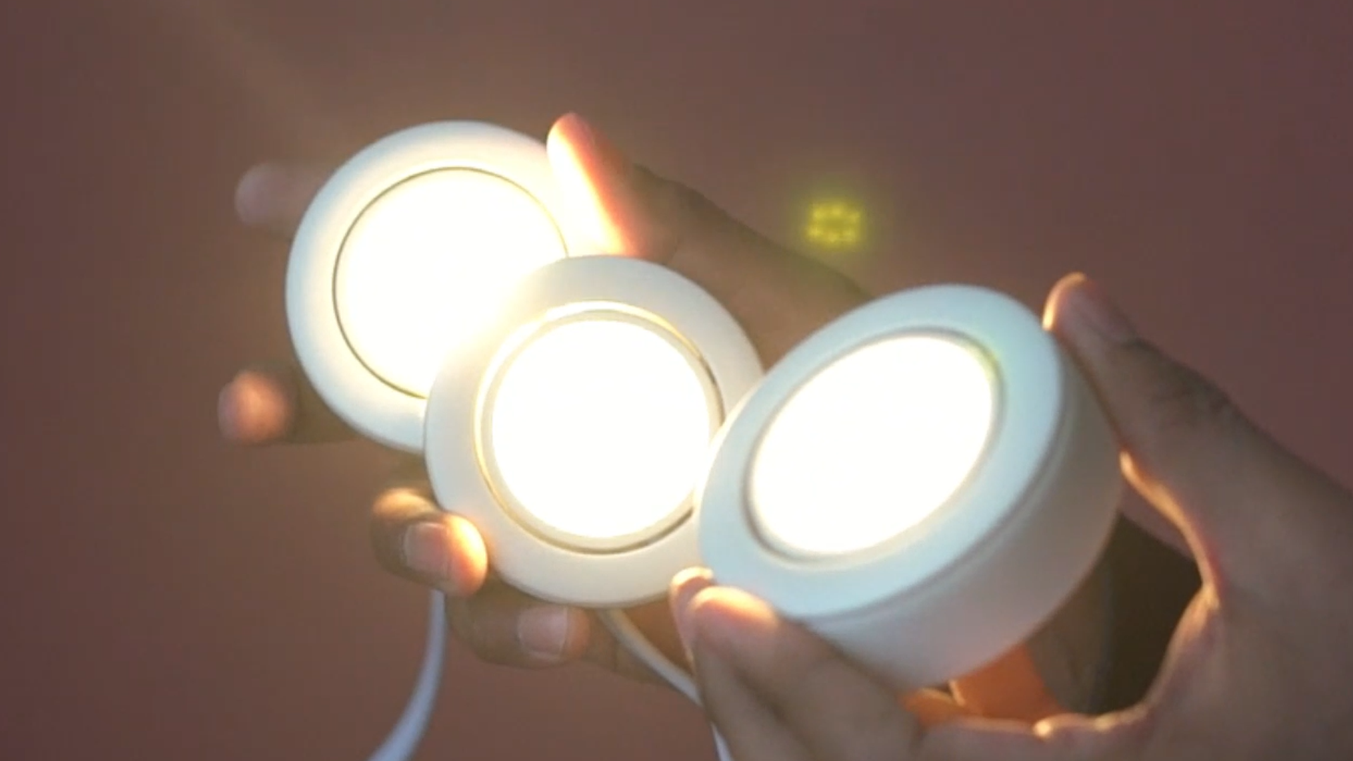 Watch Take a Closer Look - GETINLIGHT Wired LED Puck Lights Kit on ...