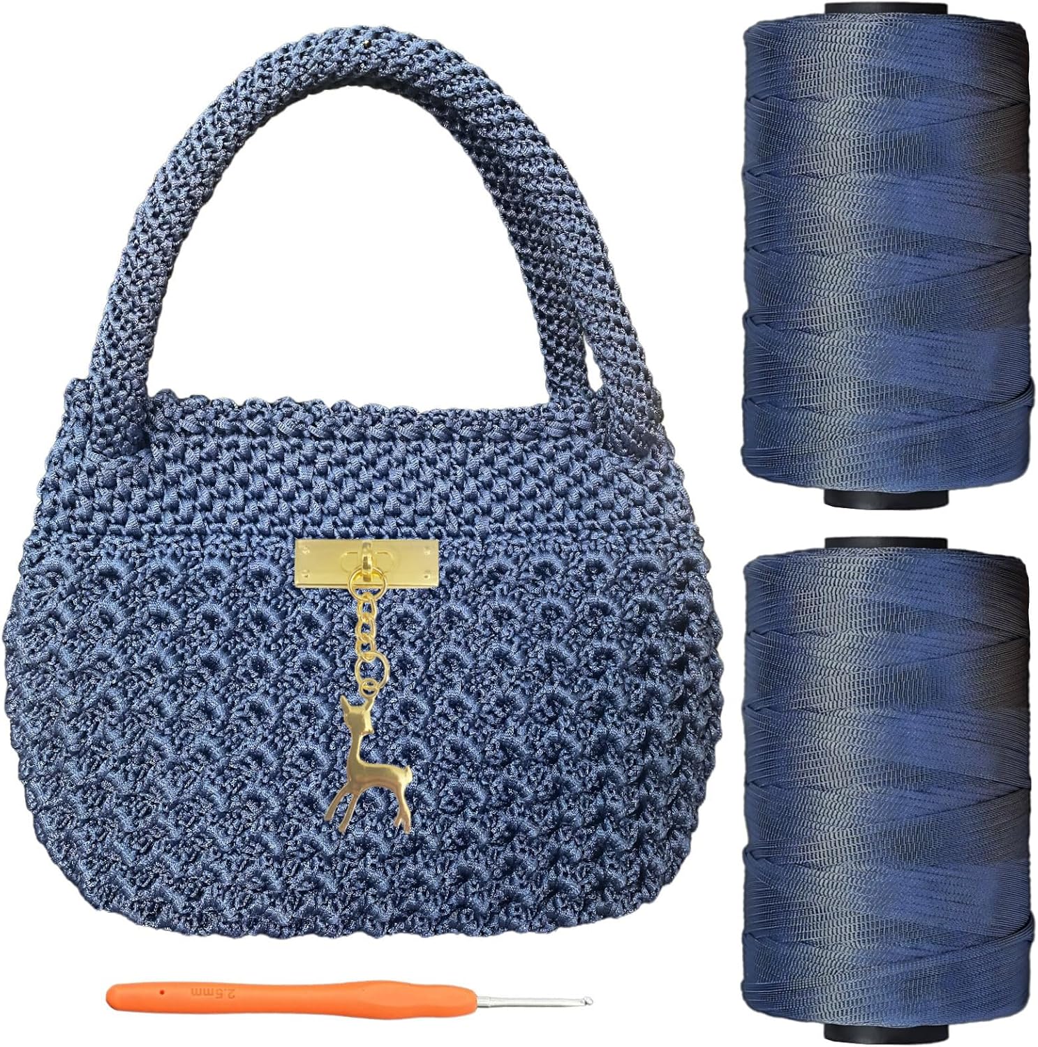 Amazon.com: SHENJILL Phoenix Tail Bag Crochet Kit for Beginners Hand ...
