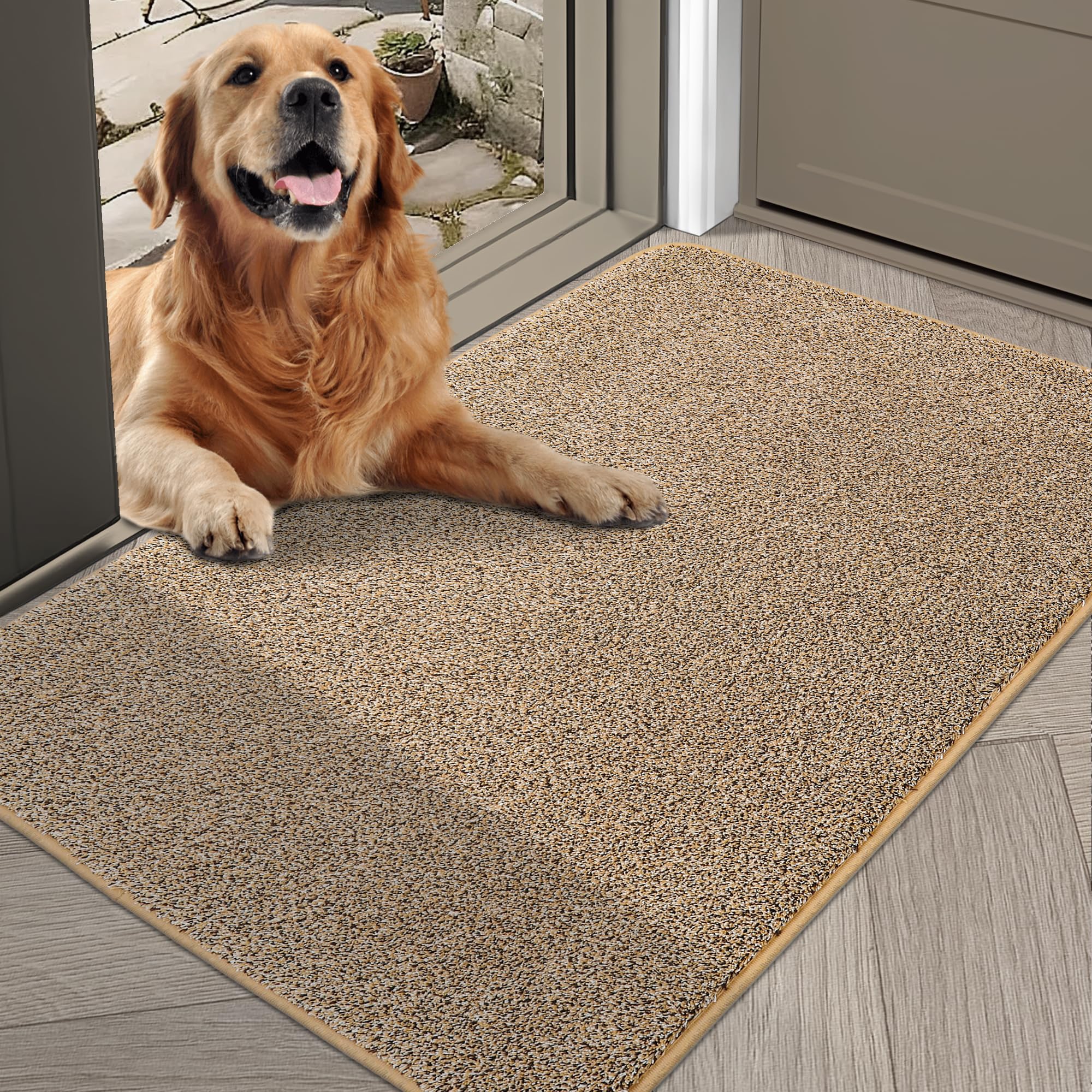 COSY HOMEER Dirt Trapper Doormat Indoor Non-Slip Absorbent Door Mat Low ...