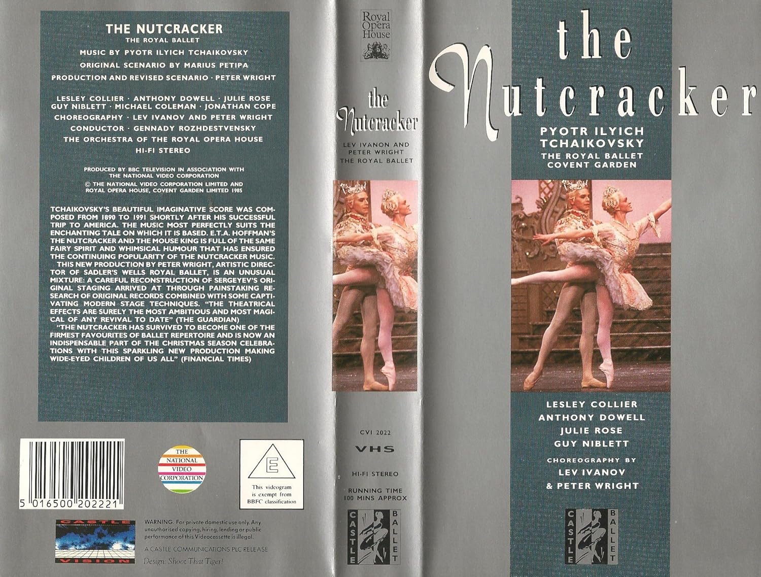 The Nutcracker: The Royal Ballet [VHS] : Gennadi Rozhdestvensky, The ...