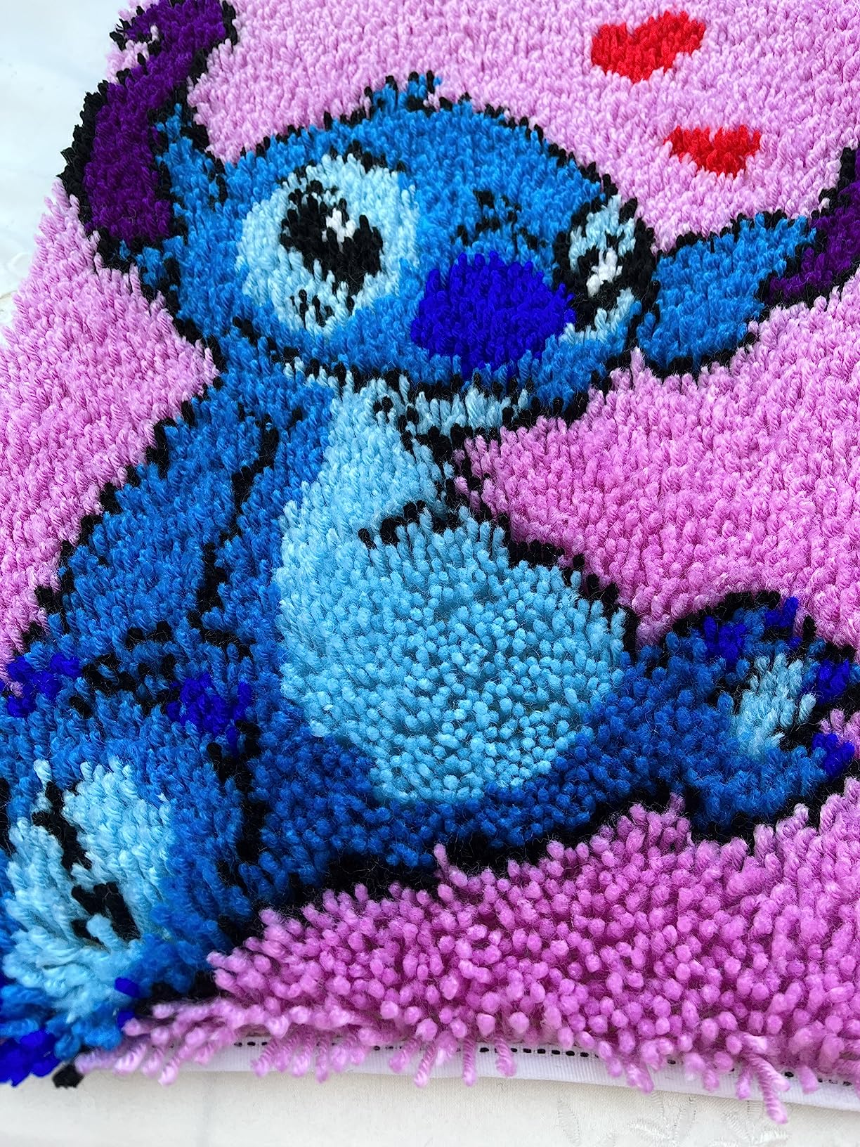 DPKHDS Stitch Latch Hook Rug Kit for Adults, DIY Crochet Needlework ...