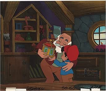 Pinocchio and the Emperor of the Night Production Animation Cel and ...