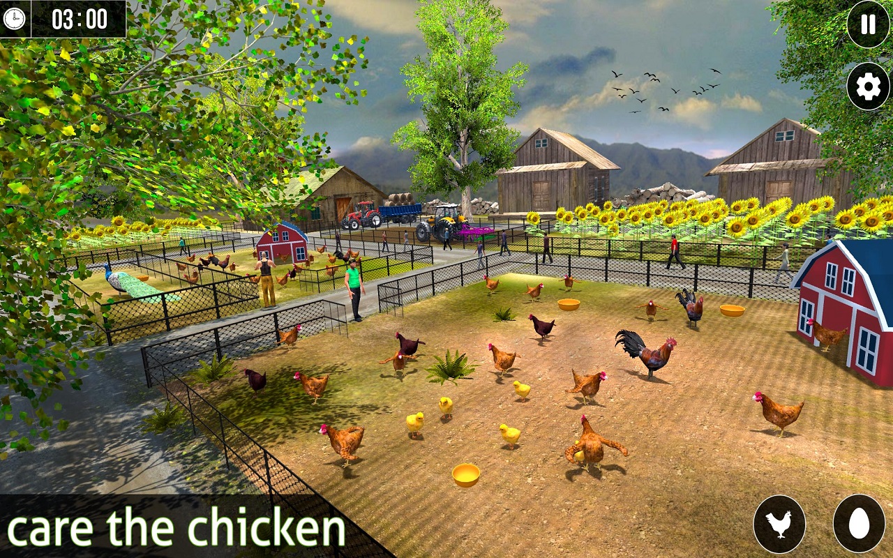 Harvest Crops Farming : Happy Harvester tractor with sharp blades ...