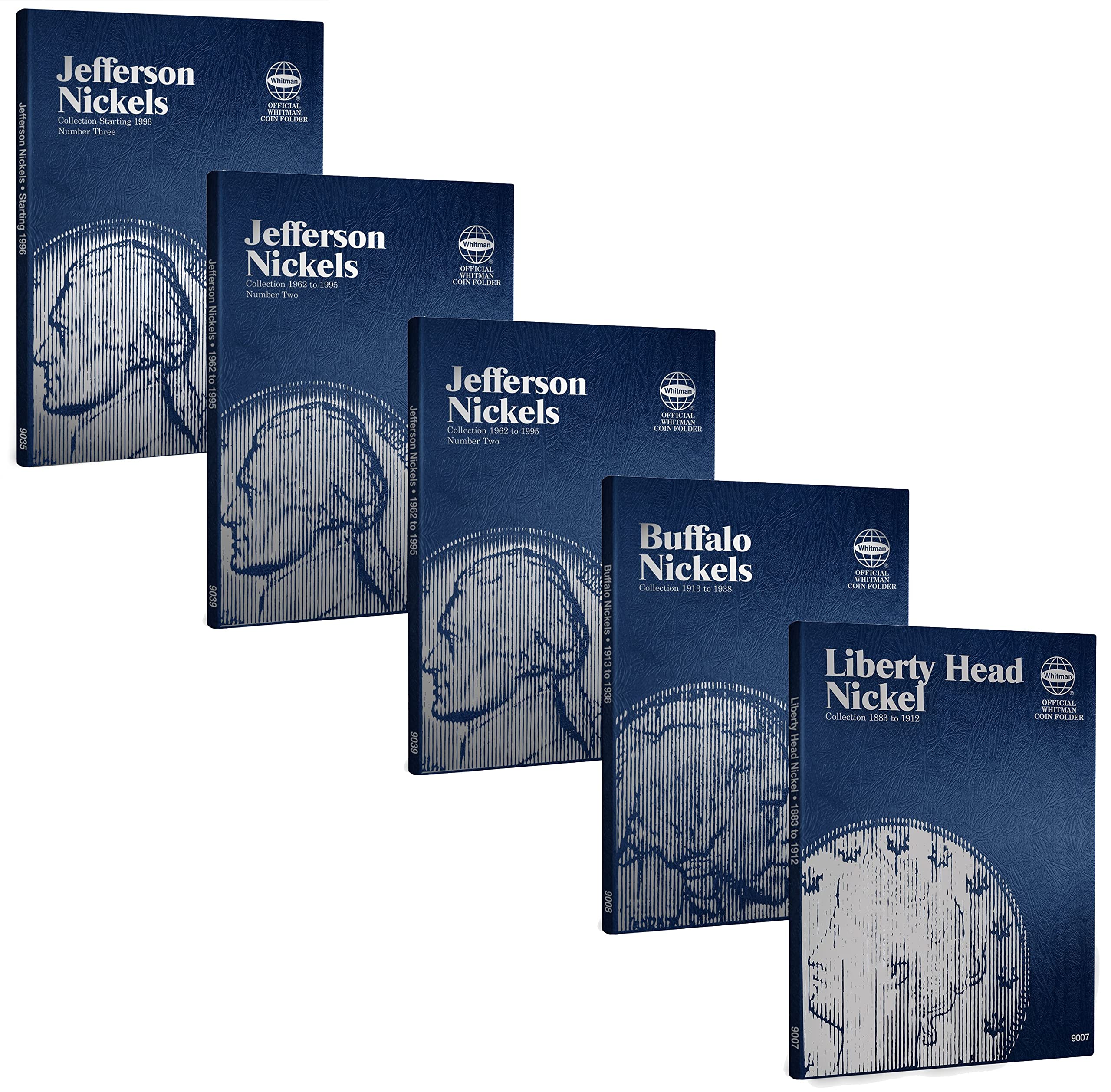 Amazon.com: Whitman U.S. Modern Nickel Coin Folder Five Volume Set 1883 ...