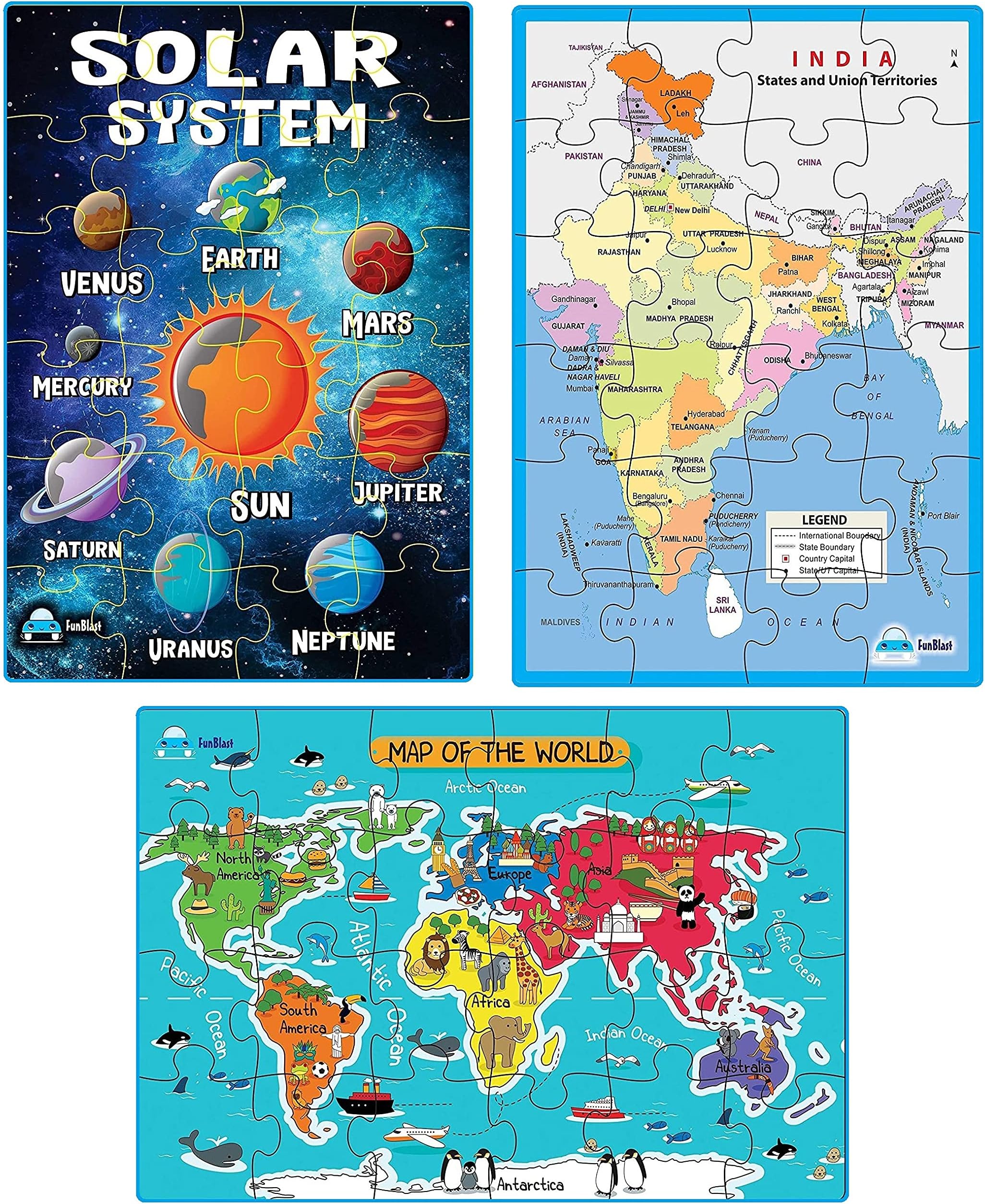 Imagimake: Mapology World- World Map and Its Countries- Learning Aid ...