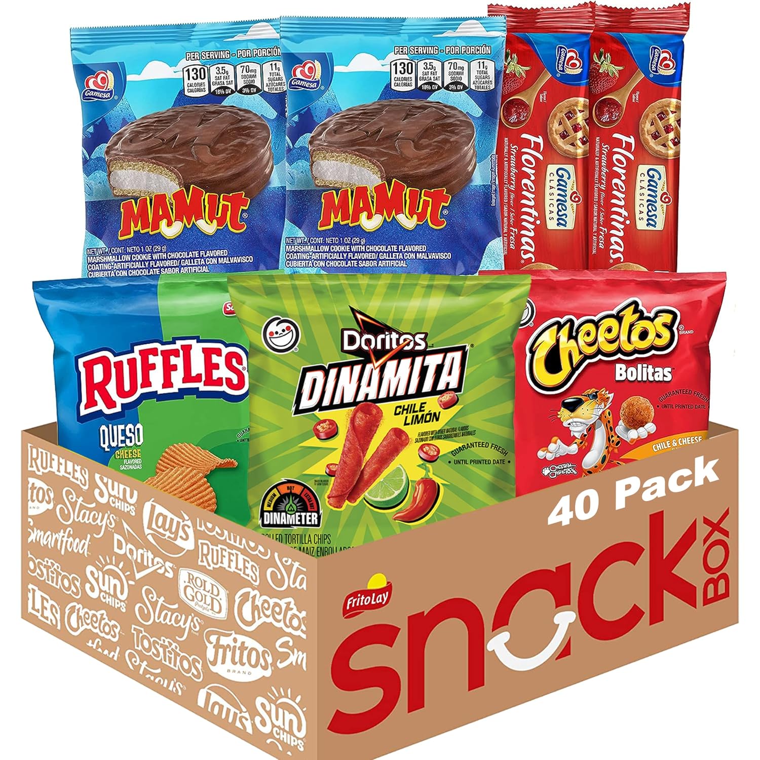 Amazon.com: Frito Lay Sabritas and Gamesa Variety Pack, (Pack of 40)