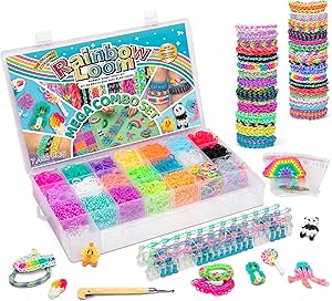 Amazon.com: Rainbow Loom® MEGA Combo Set, Features 7000+ Colorful ...