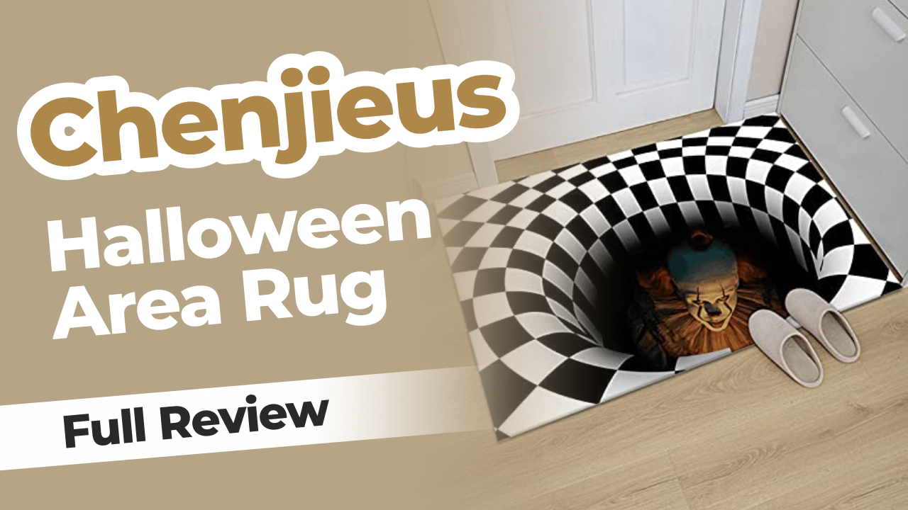 Watch Halloween Clown Optical Illusion Rug SO COOL on Amazon Live