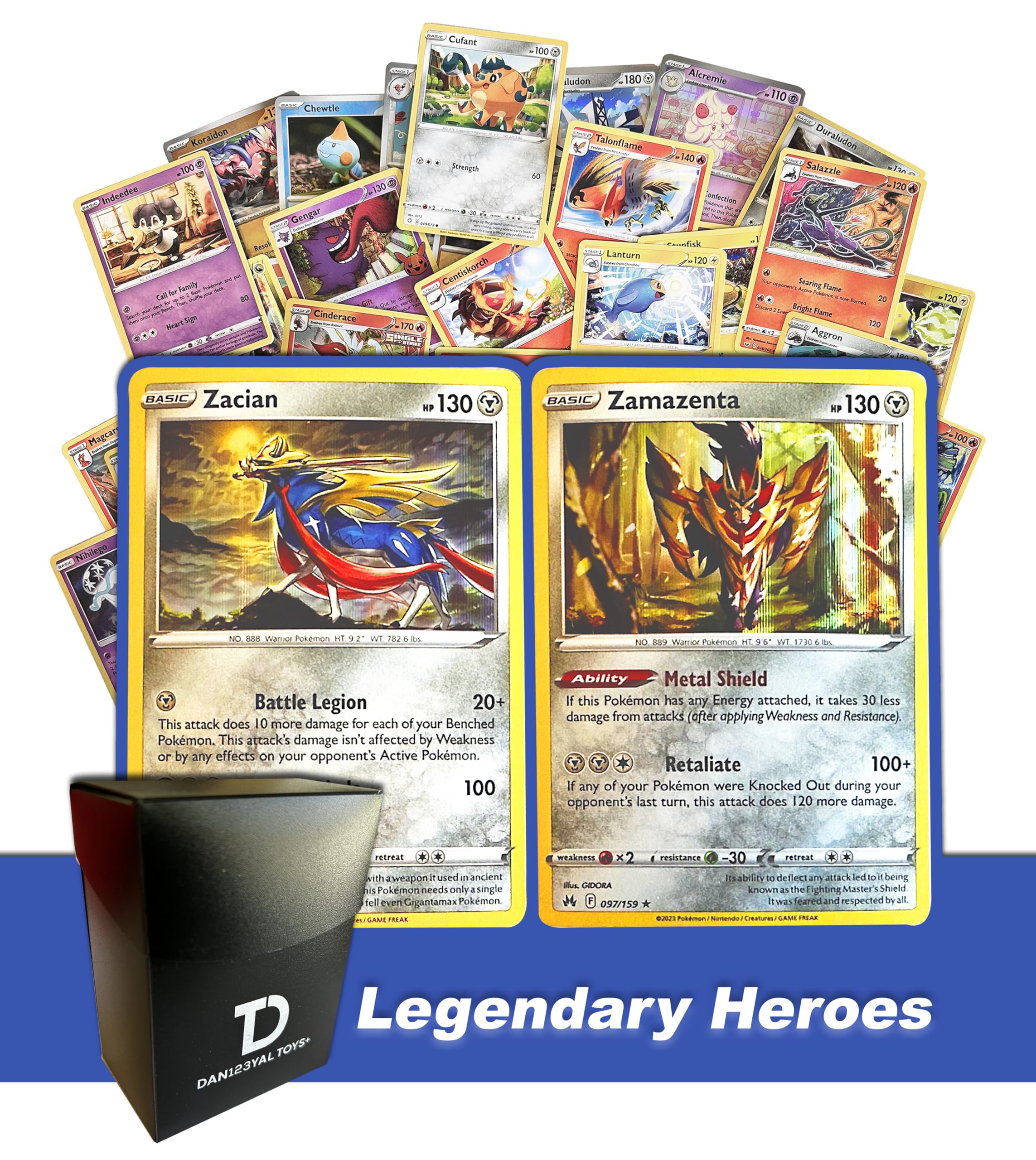 Amazon.com: Legendary Heroes Pokémon Compatible TCG Random Assortment ...