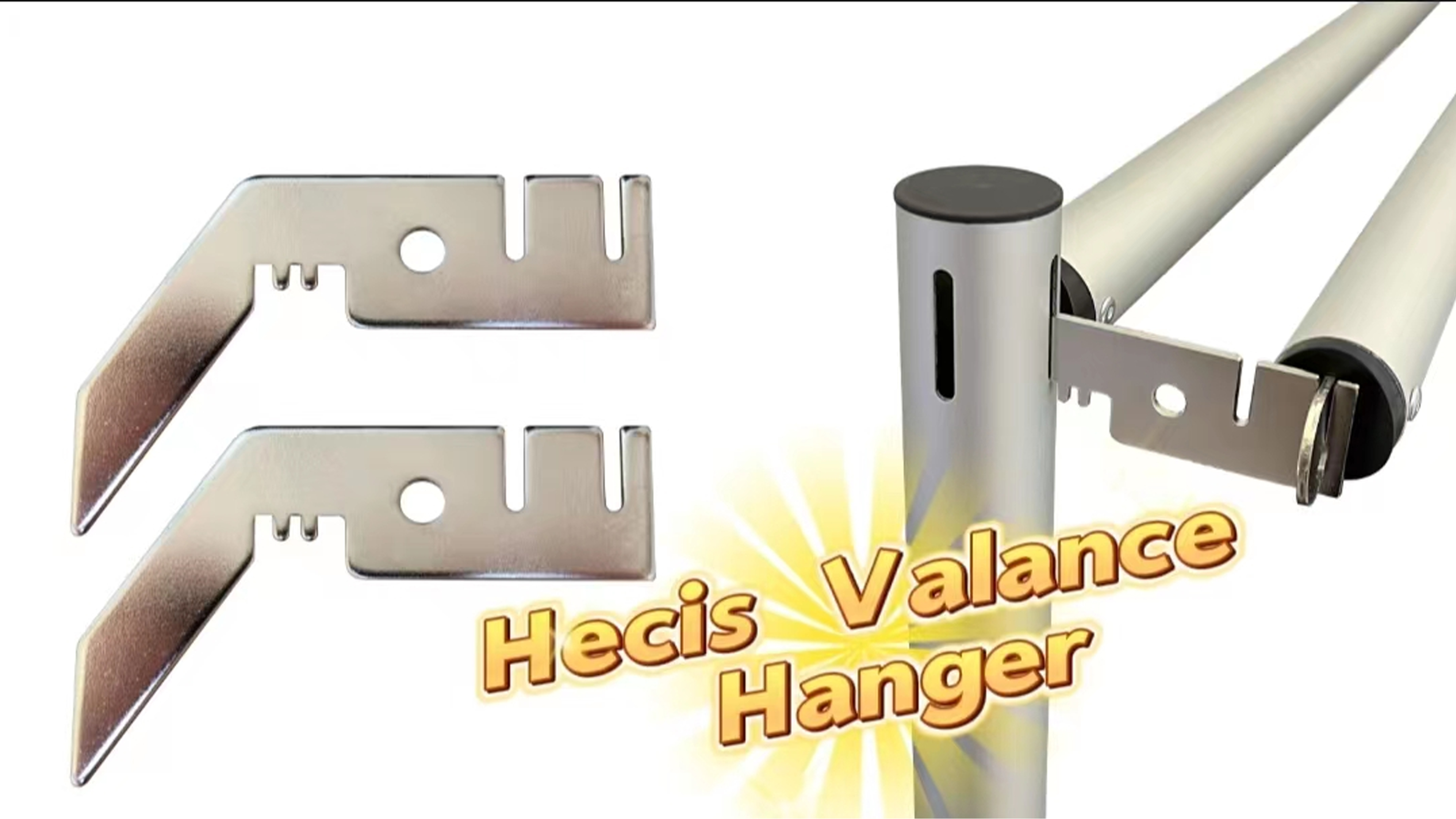 Watch How to use Hecis Valance Hangers with Pipe and Drape on Amazon Live