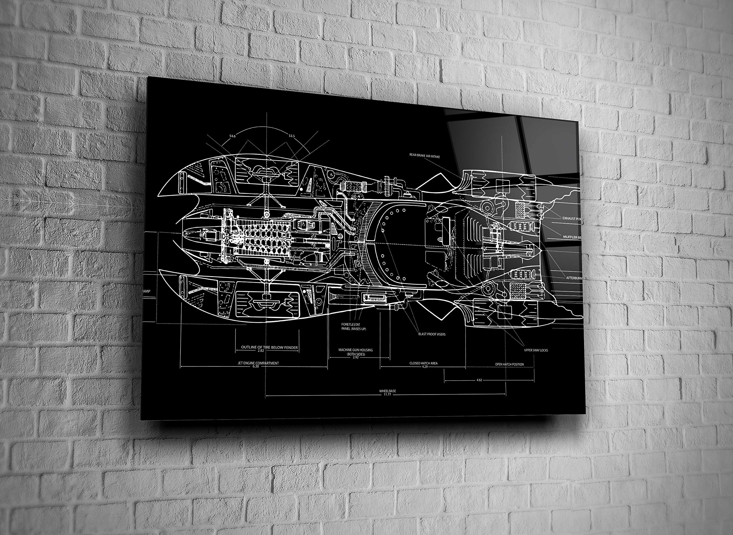Batmobile 1989 Blueprint