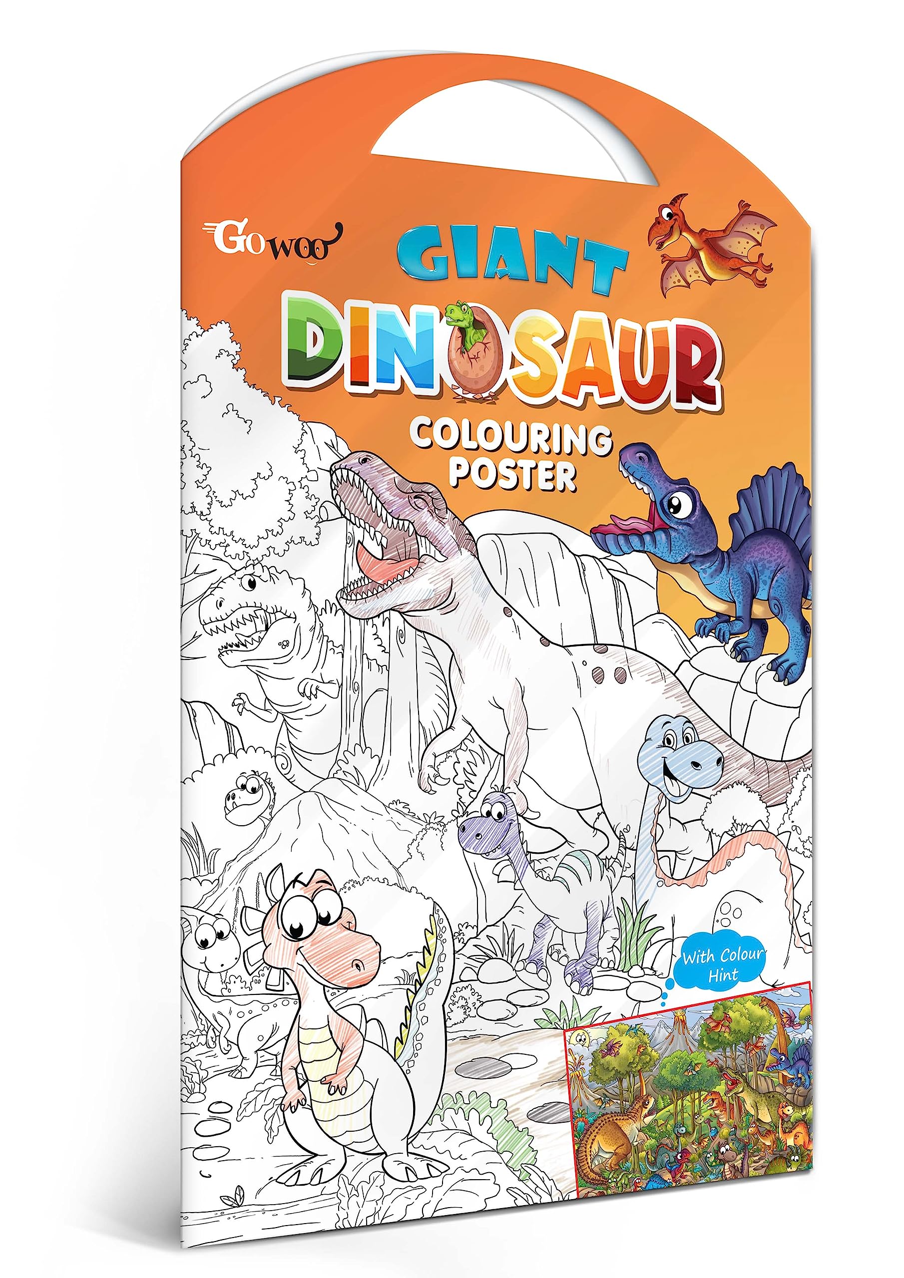 Giant Dinosaur Colouring Poster I Quality Coloring Poster | Desertcart ...