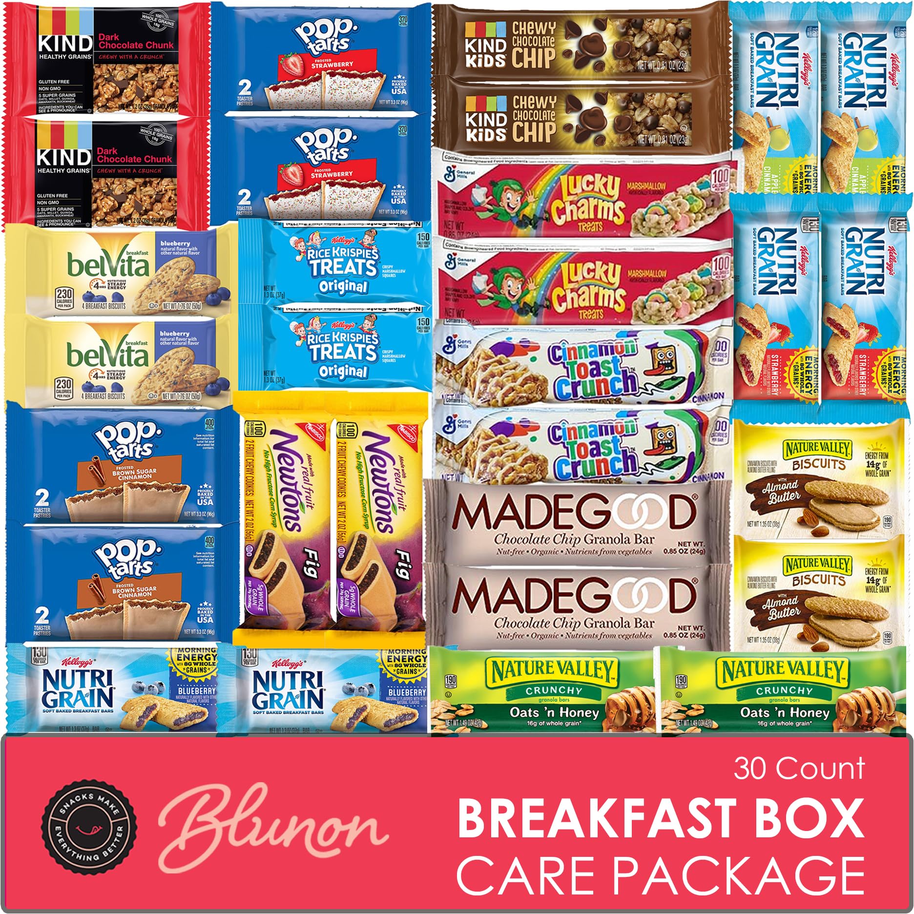 Snapklik.com : Breakfast Bars Variety Pack Bulk Healthy Snacks ...