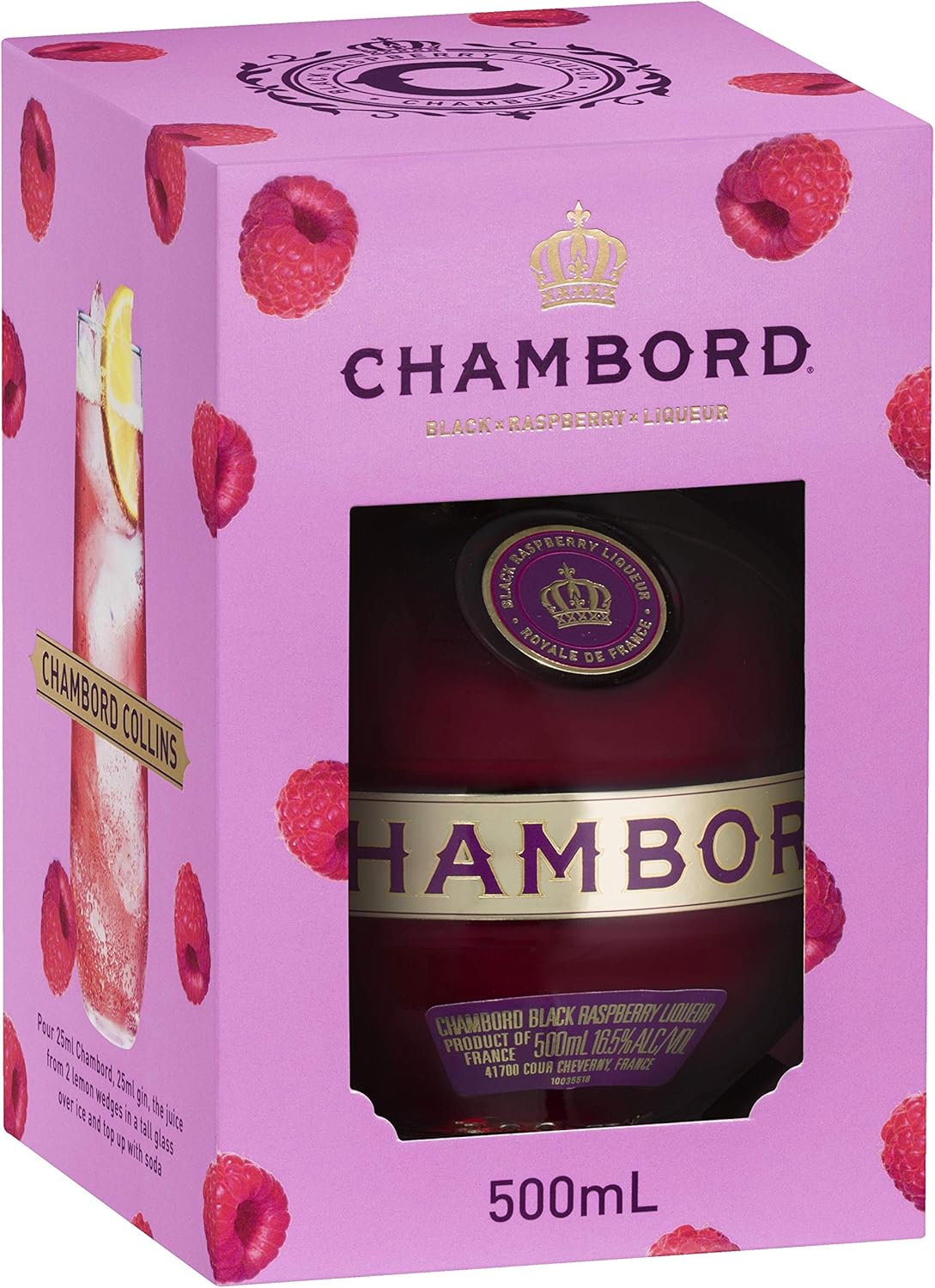 CHAMBORD Black Raspberry Liqueur, 500 ml : Amazon.com.au: Pantry Food ...