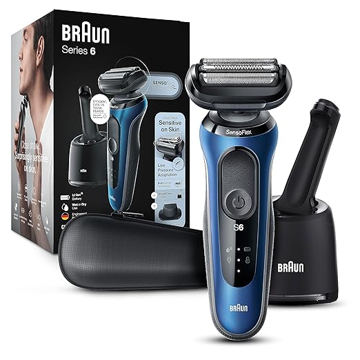 Amazon.com: Braun Electric Razor for Men, Series 6 6072cc SensoFlex ...