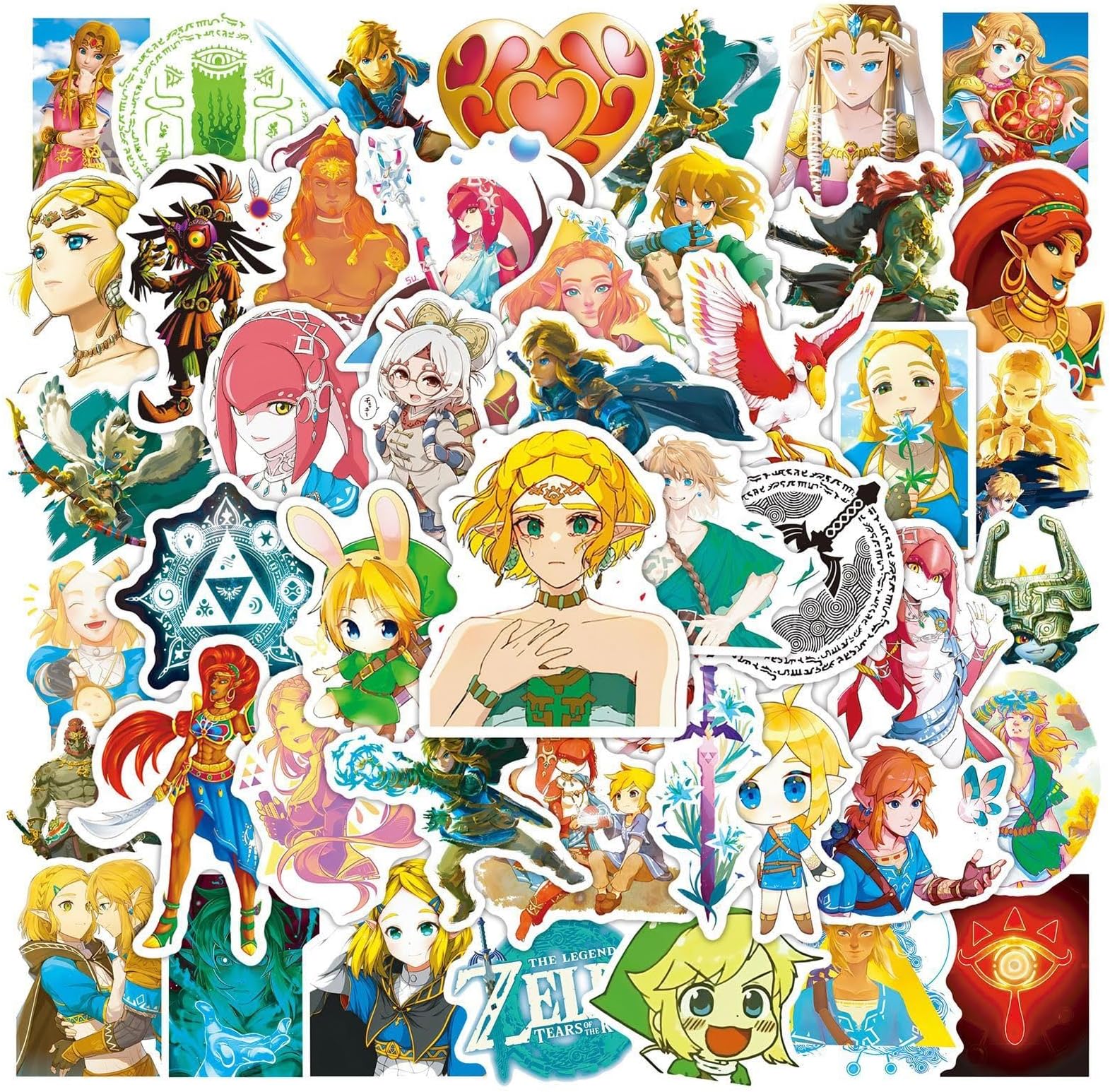 Zelda Tears of The Kingdom Game Stickers Decals for Laptops Phones ...