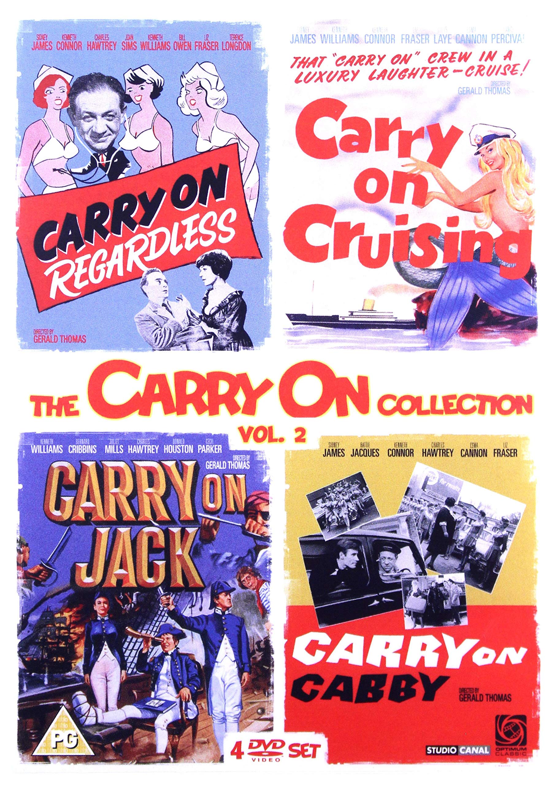 Carry On Collection Vol.2 (Regardless / Cruising / Jack / Cabby) [DVD ...